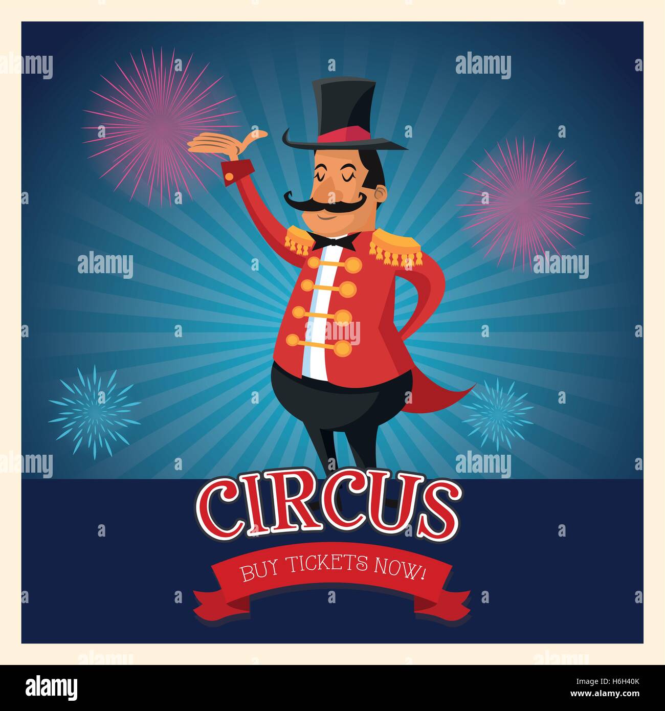 Circus man of carnival design Stock Vector Image & Art - Alamy