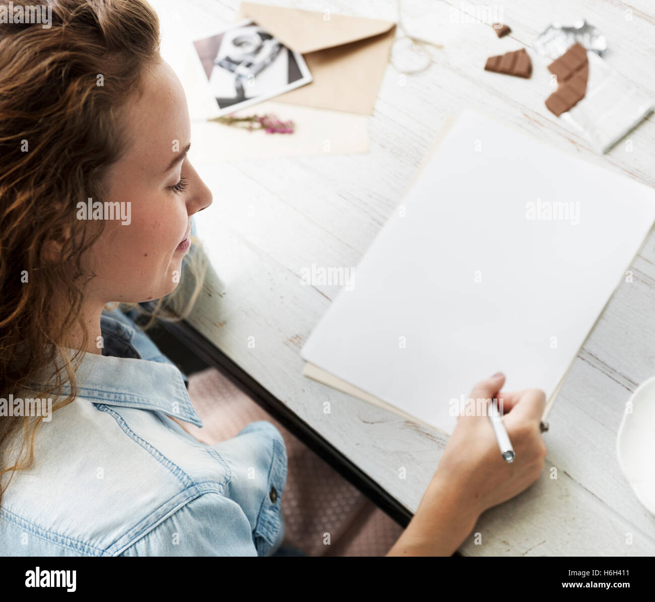 Written Women Female Girl Message Statement Concept Stock Photo - Alamy