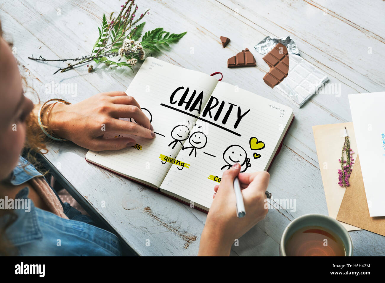 Charity Community Share Help Concept Stock Photo - Alamy