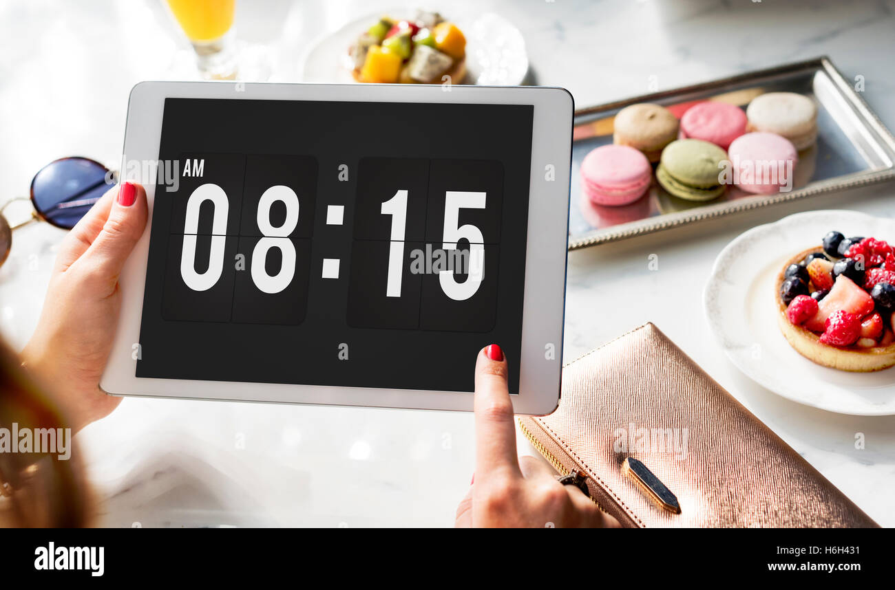 Time Appointment Schedule Punctual Graphic Concept Stock Photo - Alamy