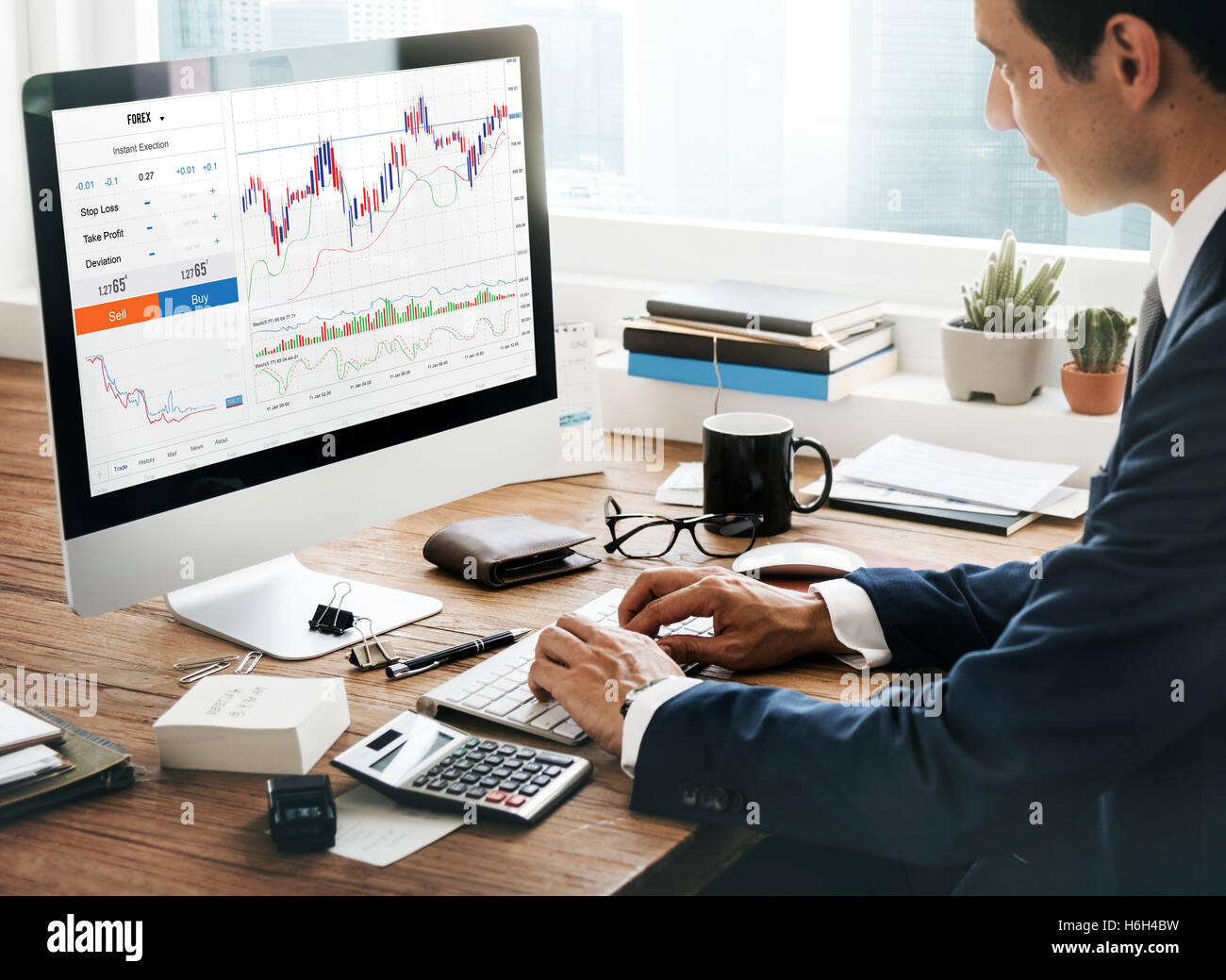 Forex Trade Graph Chart Concept Stock Photo - Alamy