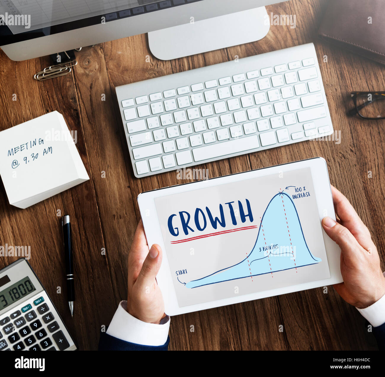 Growth Graph Chart Business Plan Strategy Concept Stock Photo - Alamy