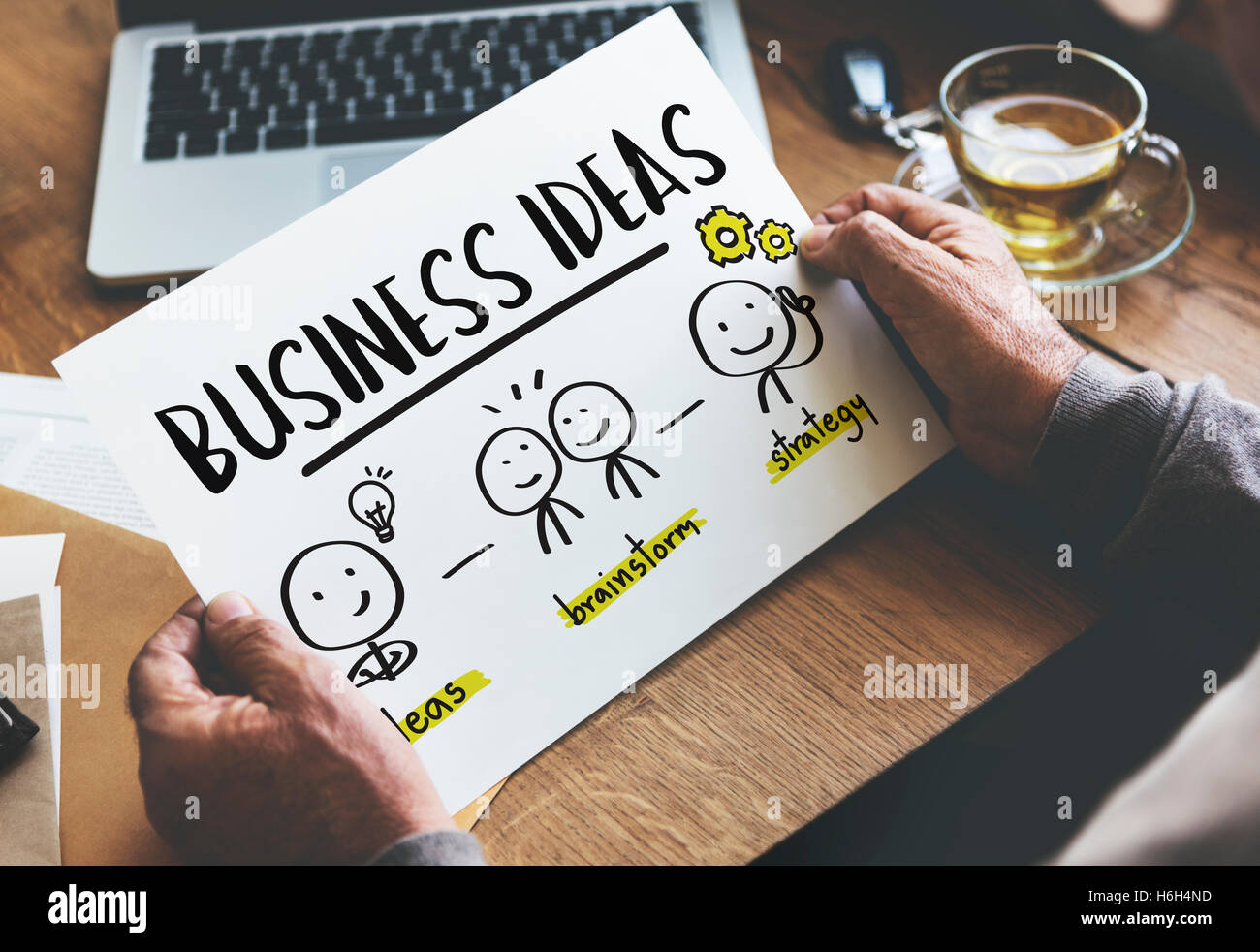 Business Ideas Process Strategy Concept Stock Photo - Alamy