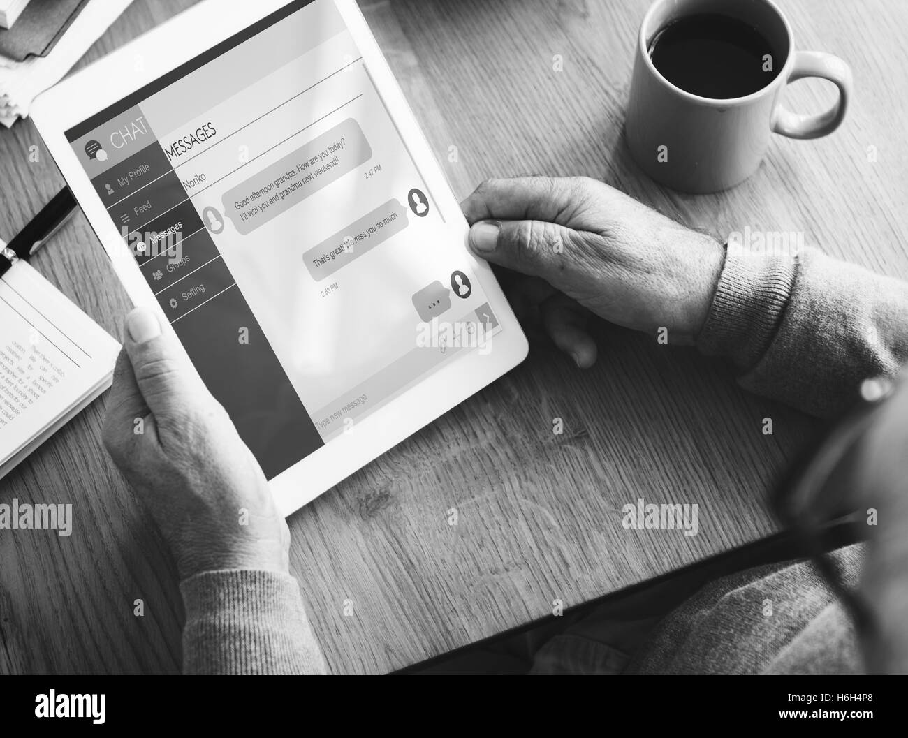 Chatting Communication Connection Message Concept Stock Photo - Alamy Chatting Communication Connection Message Concept Stock Photo - Alamy