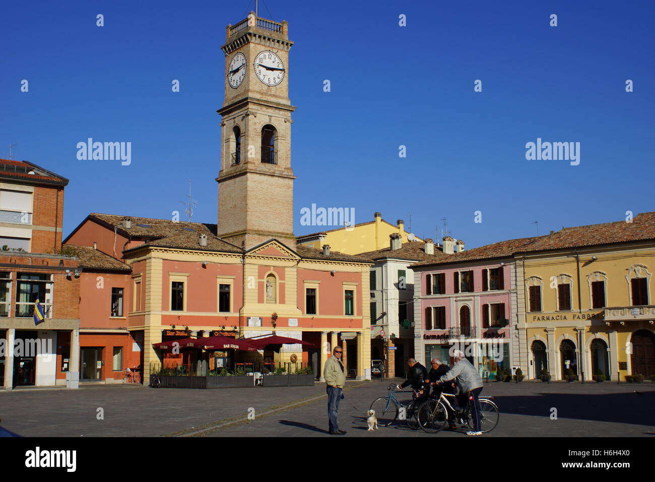 Piazza Garibaldi. Palazzo della Torre. Forlimpopoli, Emilia Romagna ...