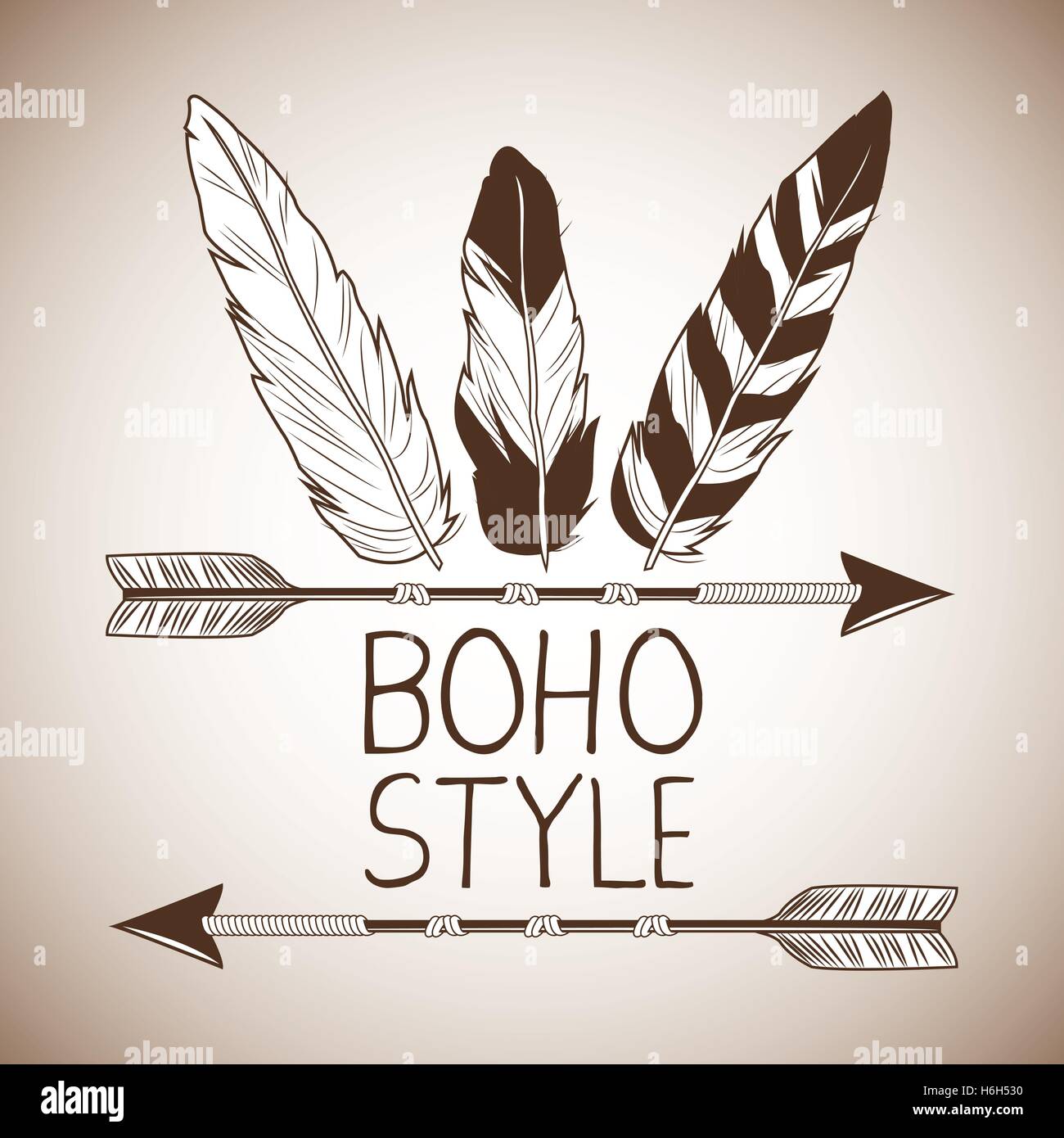 Boho style bohemic and ornament design Stock Vector Image & Art - Alamy
