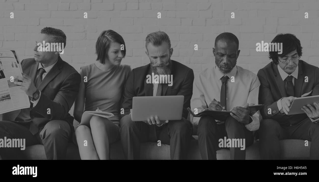 Business People Data Information Technology Concept Stock Photo - Alamy