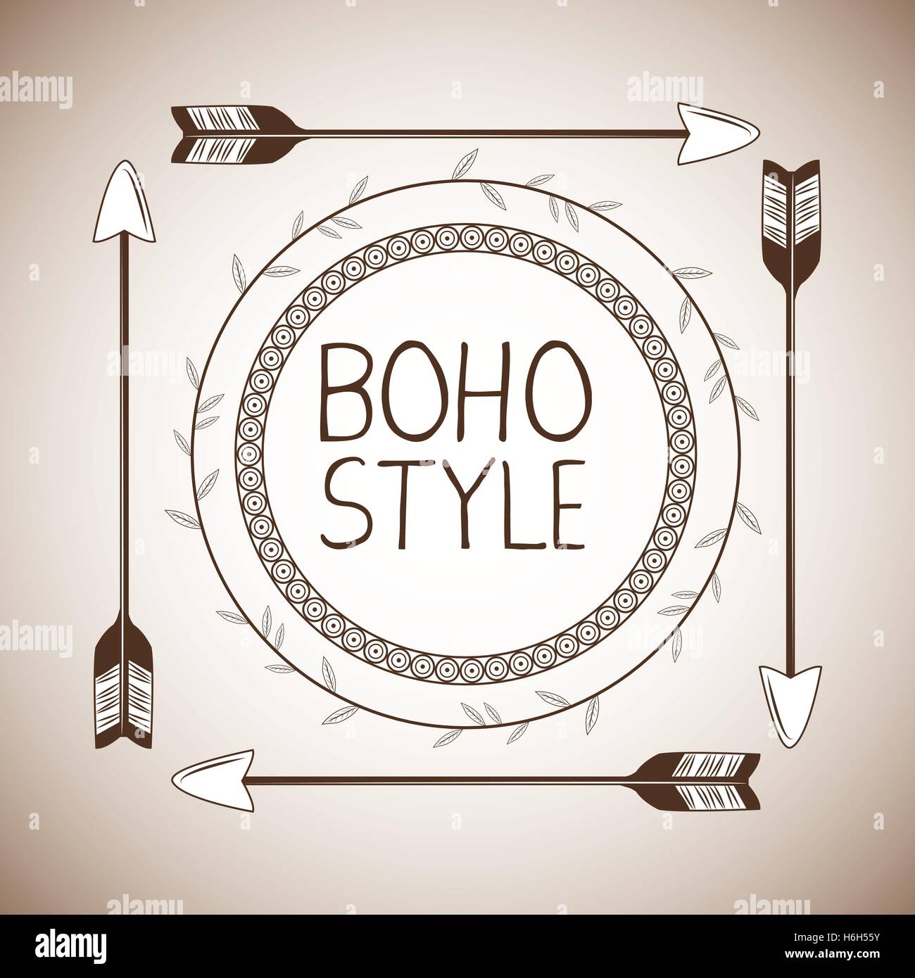 Boho style bohemic and ornament design Stock Vector Image & Art - Alamy
