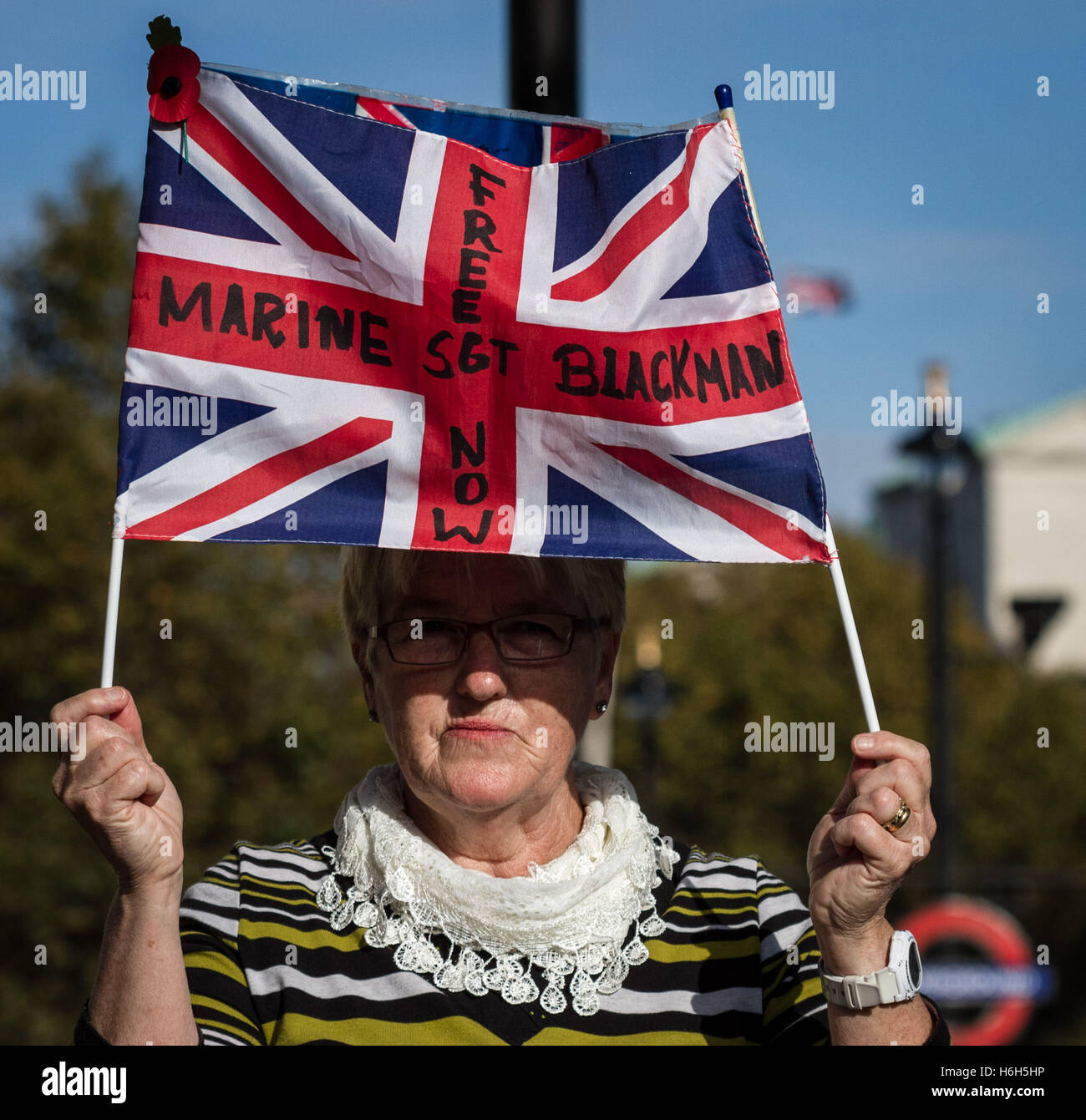 Justice for Marine 'A' solidarity protest in Parliament Square, London ...