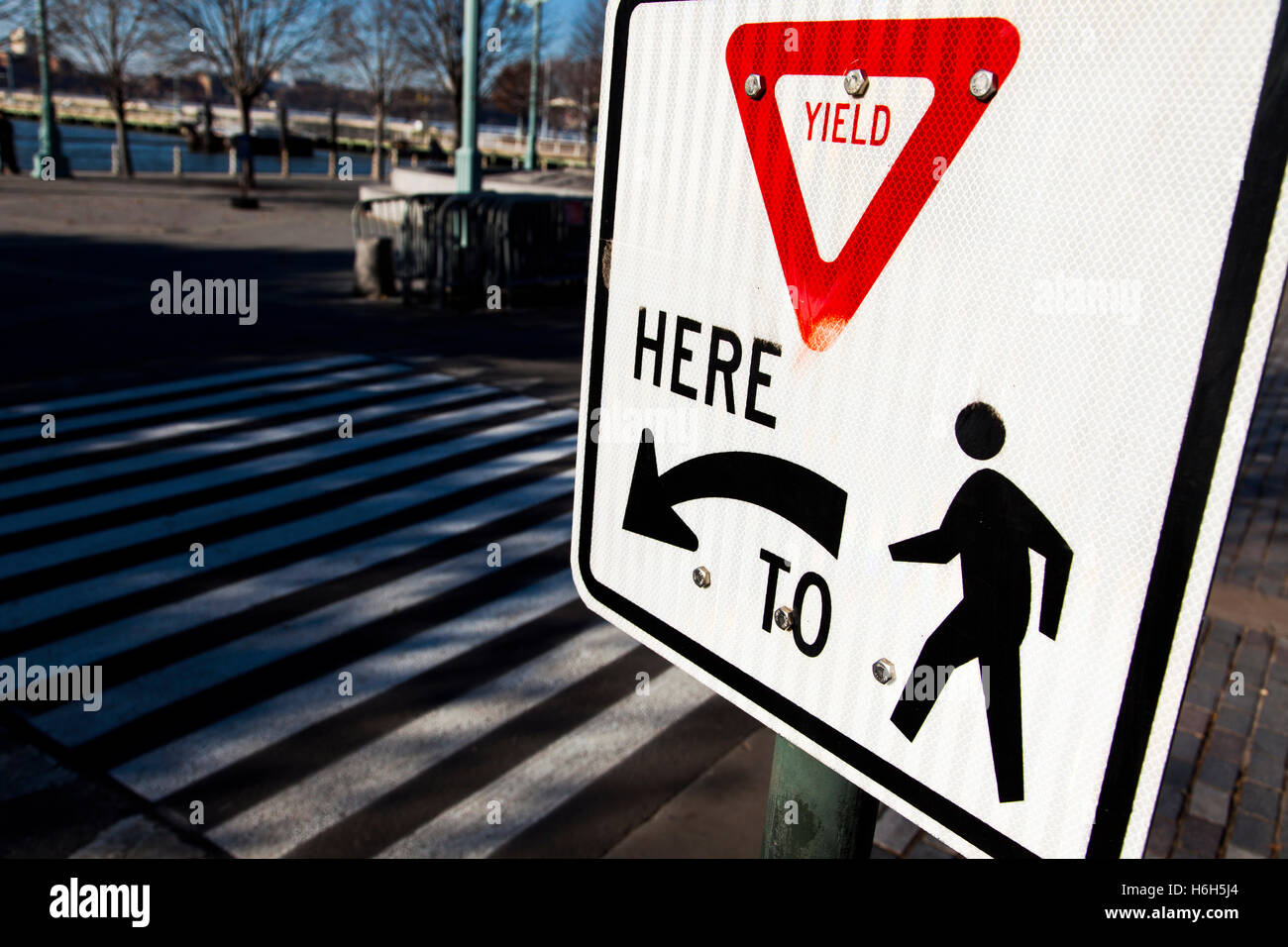 Pedestrians direction sign High Resolution Stock Photography and Images ...