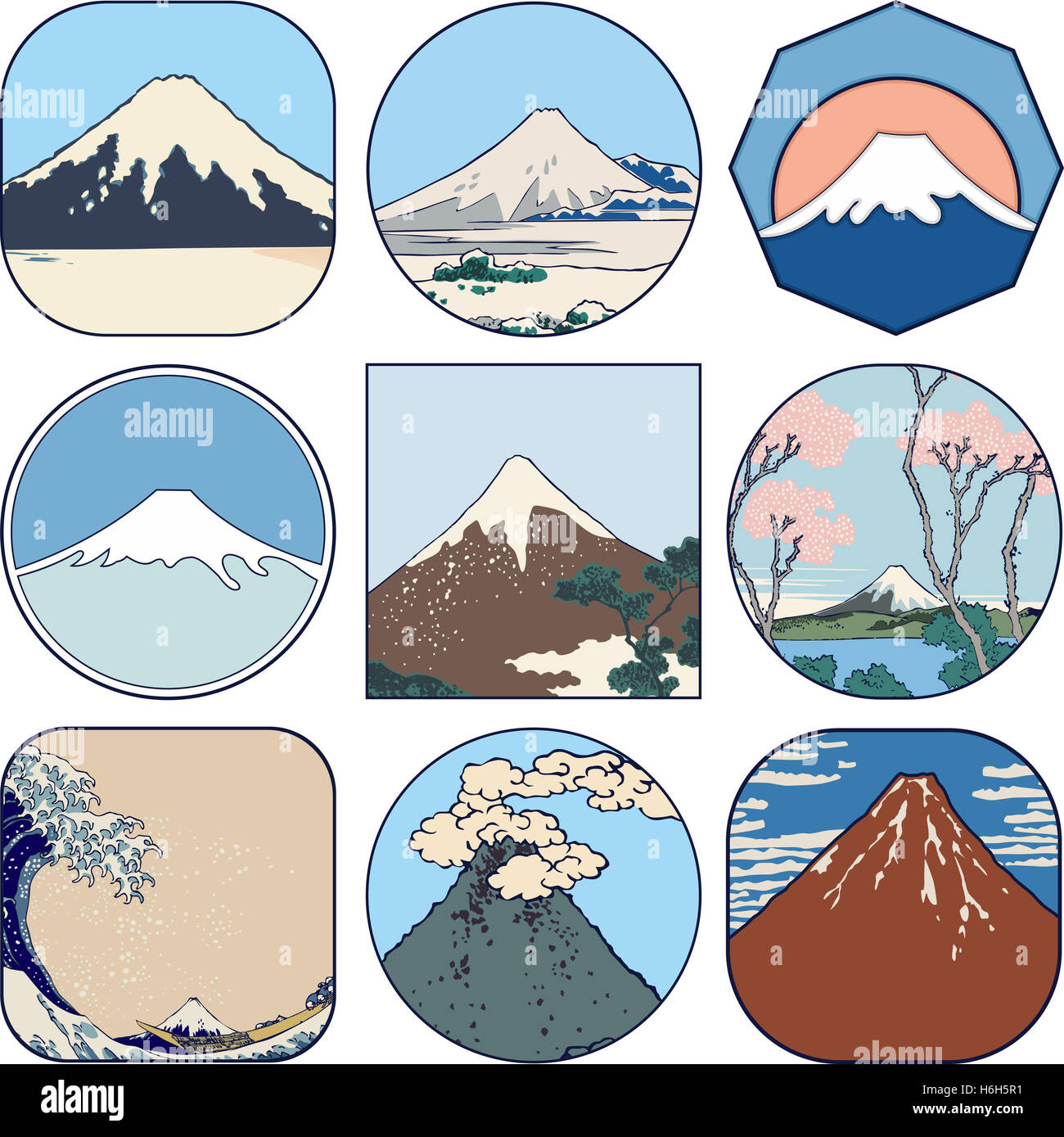 Mount fuji sign hi-res stock photography and images - Alamy