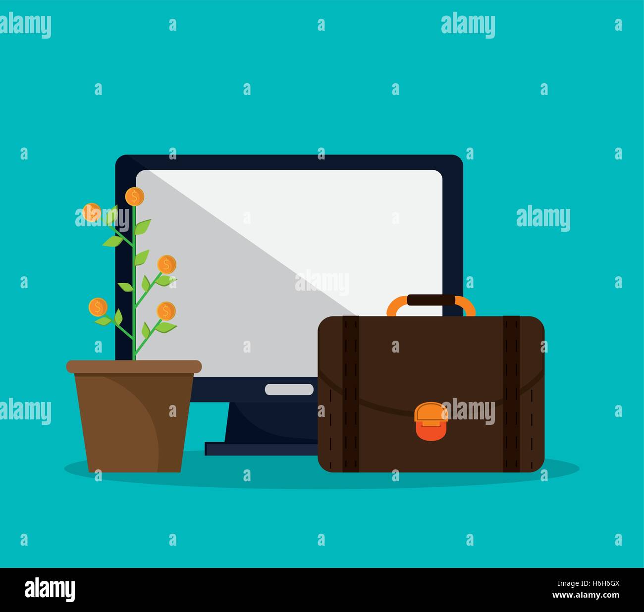Computer and digital marketing design Stock Vector Image & Art - Alamy