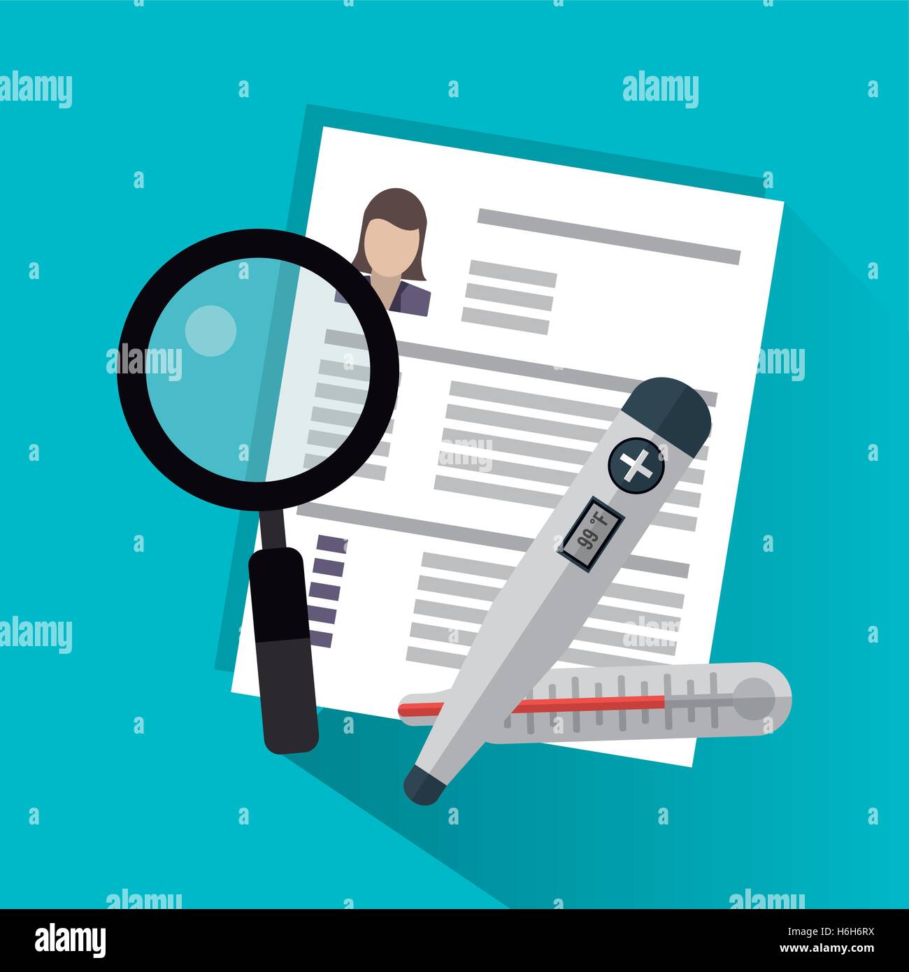 Medical history and Health care design Stock Vector Image & Art - Alamy