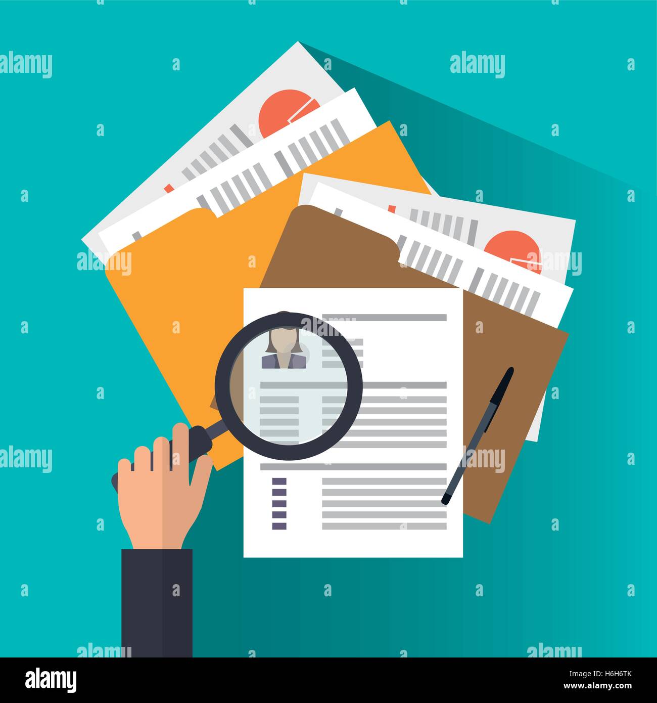 Document of human resources concept Stock Vector Image & Art - Alamy