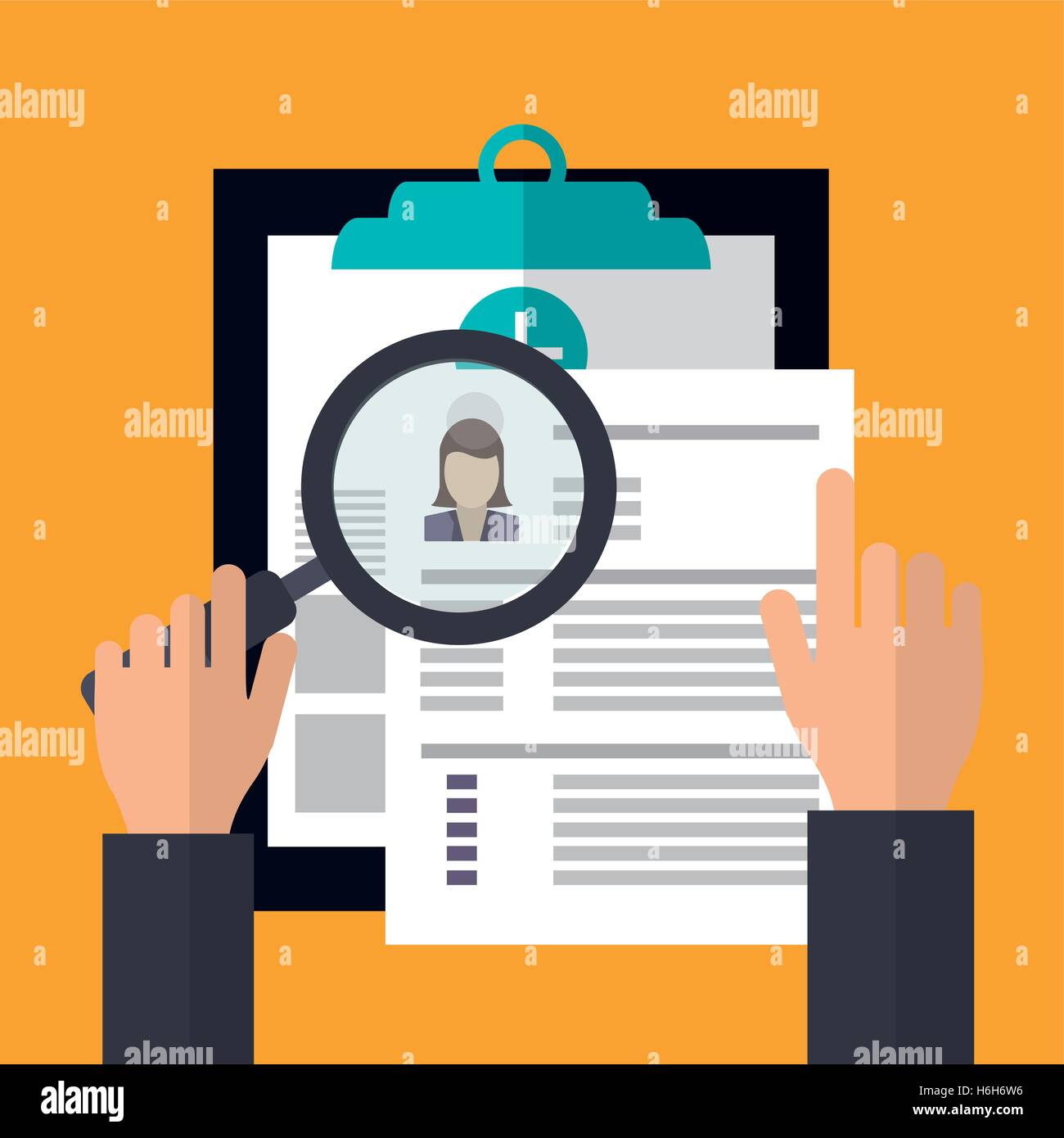 Document of human resources concept Stock Vector Image & Art - Alamy