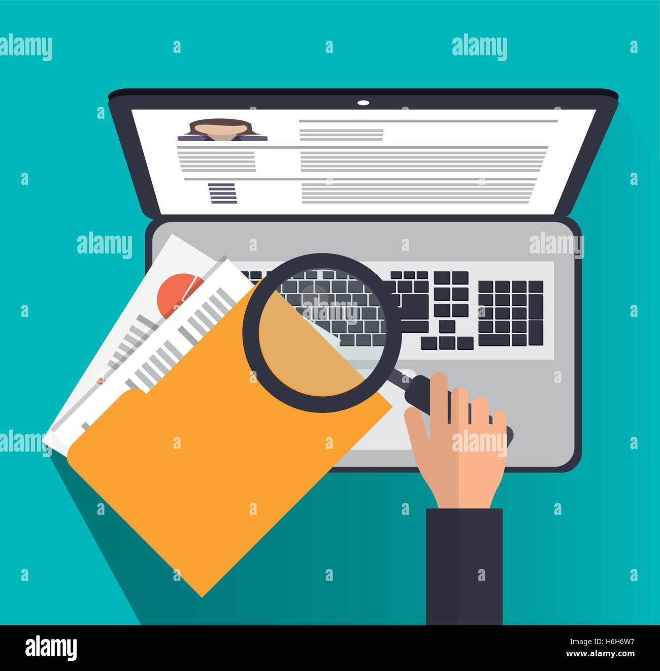 Document of human resources concept Stock Vector Image & Art - Alamy