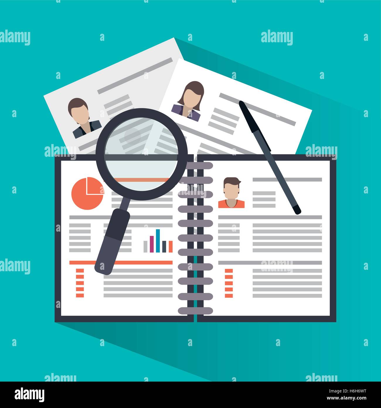 Document of human resources concept Stock Vector Image & Art - Alamy