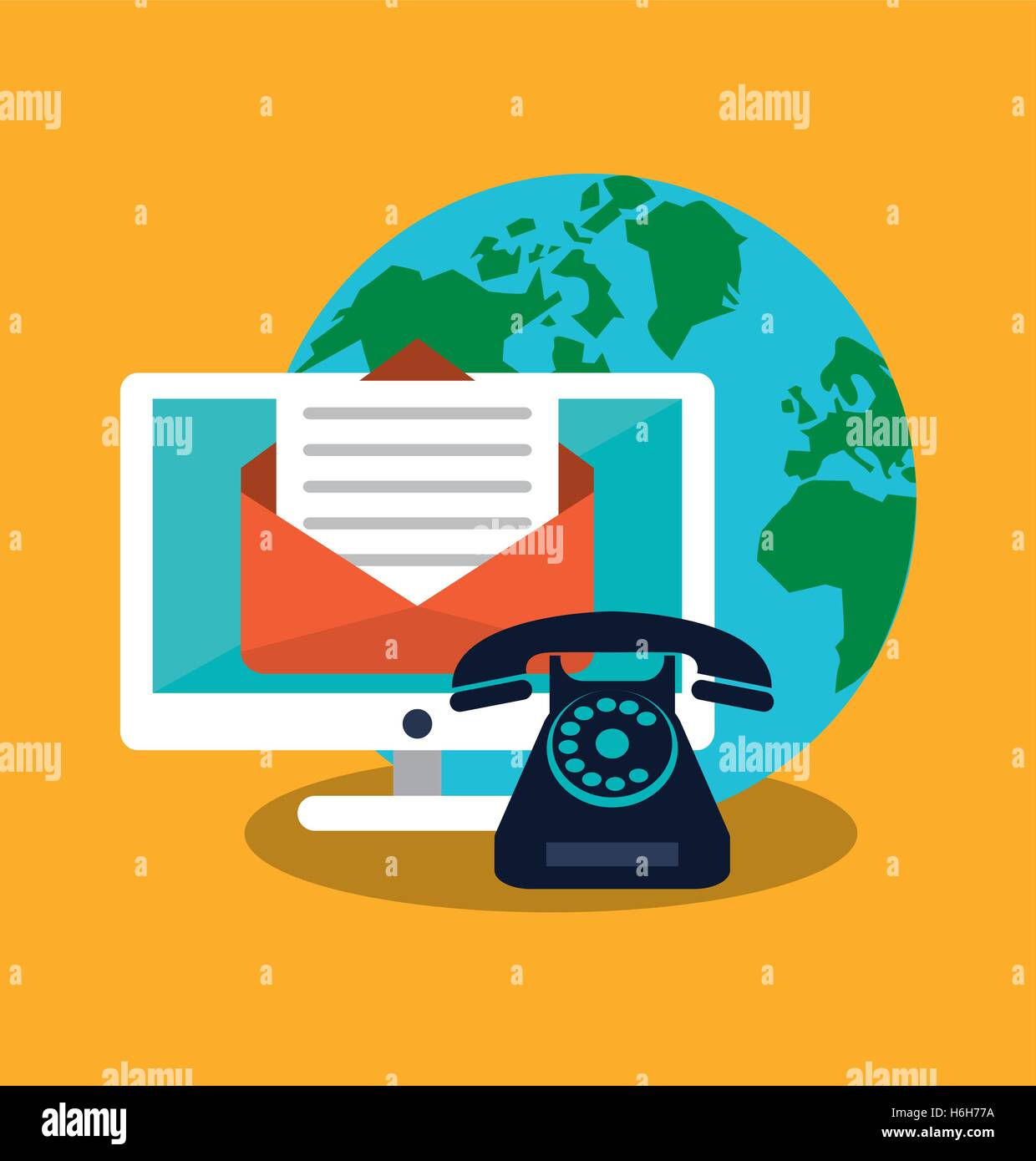 Computer and digital marketing design Stock Vector Image & Art - Alamy