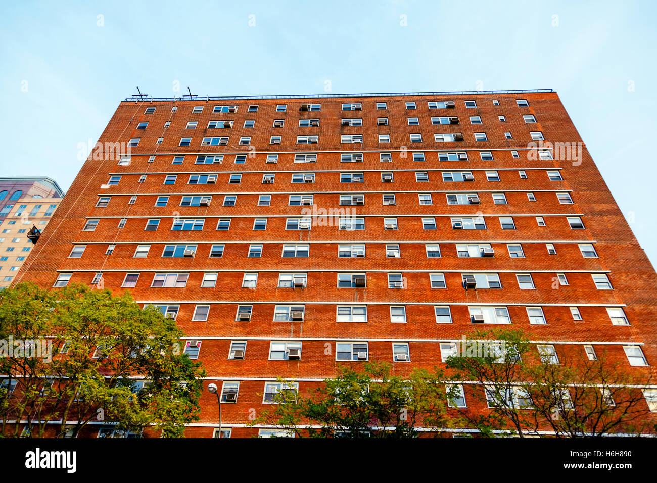 Cluster of high rise apartment building's windows Stock Photo - Alamy