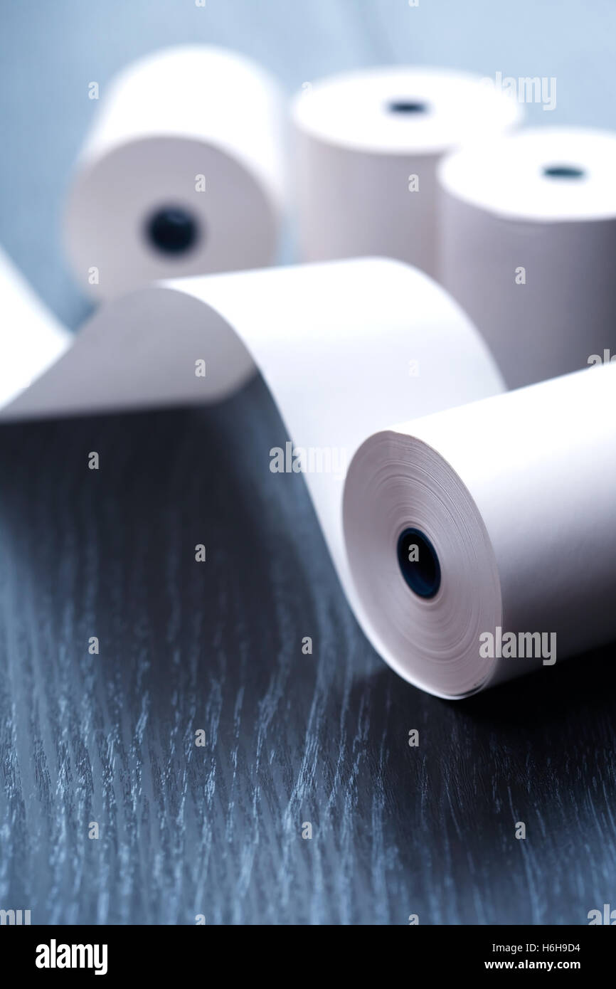 White paper rolls hi-res stock photography and images - Alamy