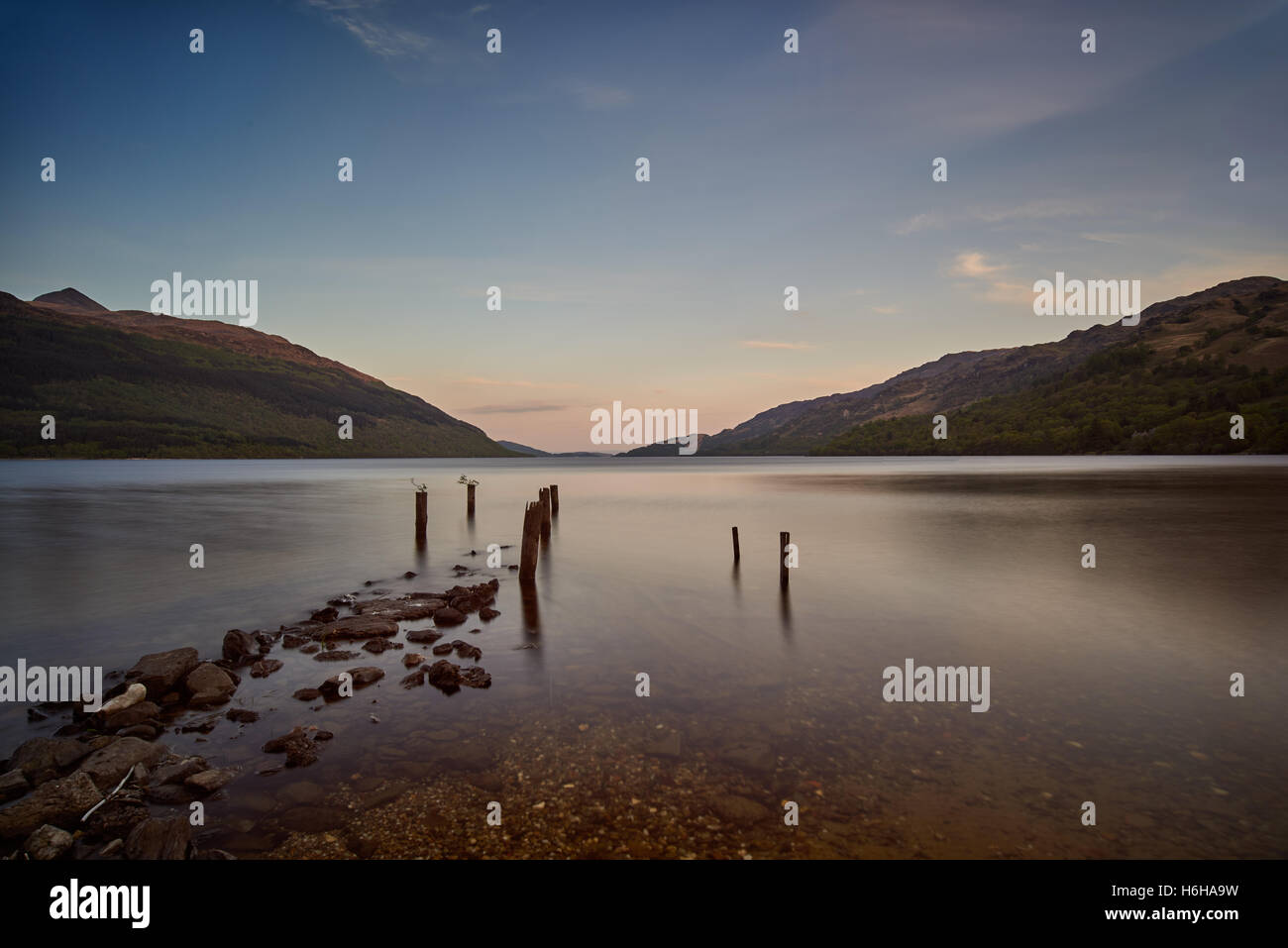Loch Lomond sunset Stock Photo - Alamy