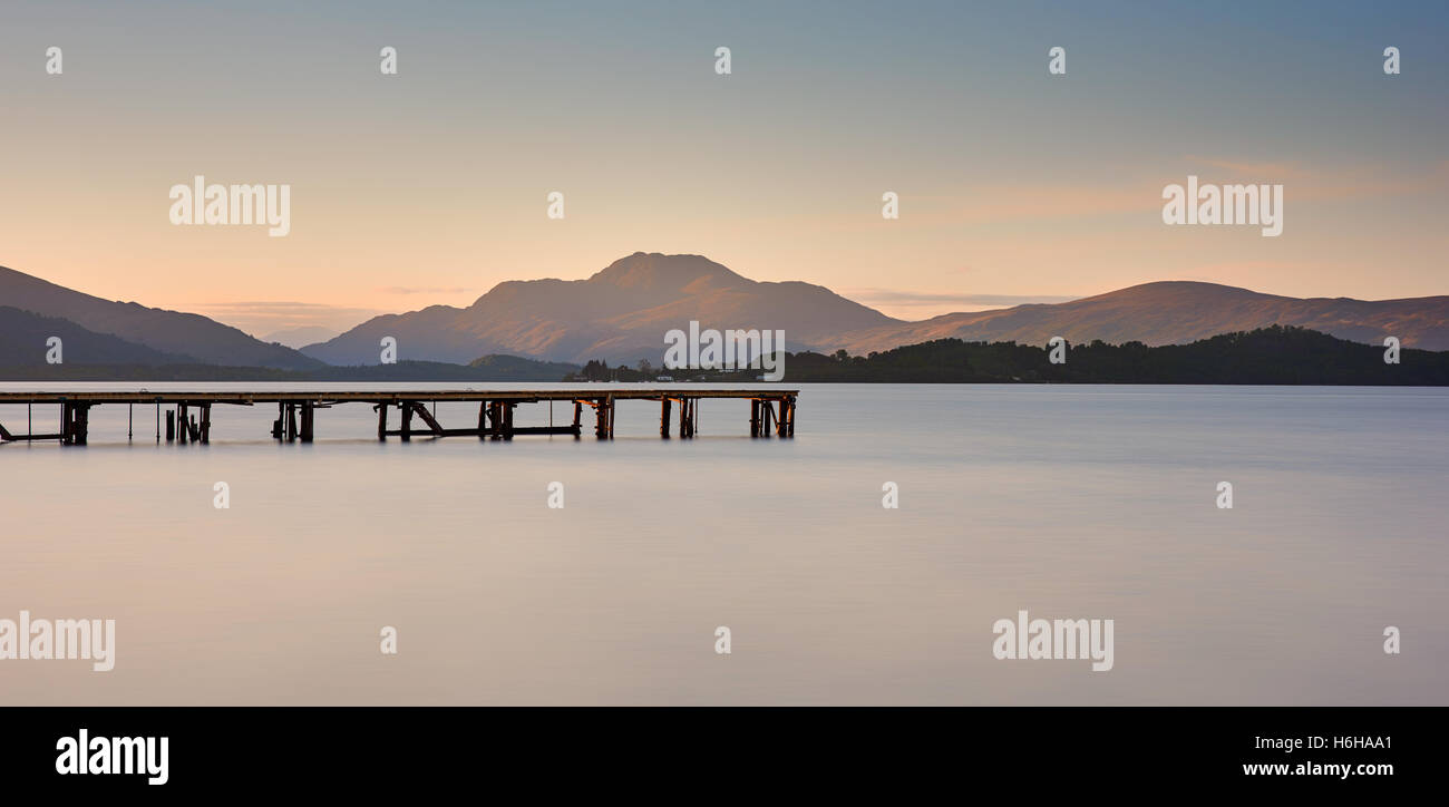 Loch Lomond sunset Stock Photo - Alamy