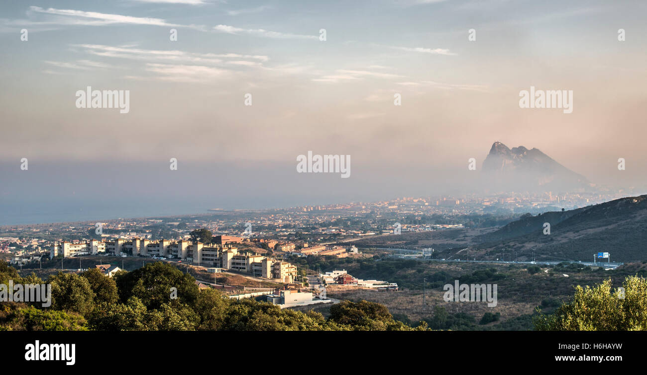 Aerial view of gibraltar hi-res stock photography and images - Alamy