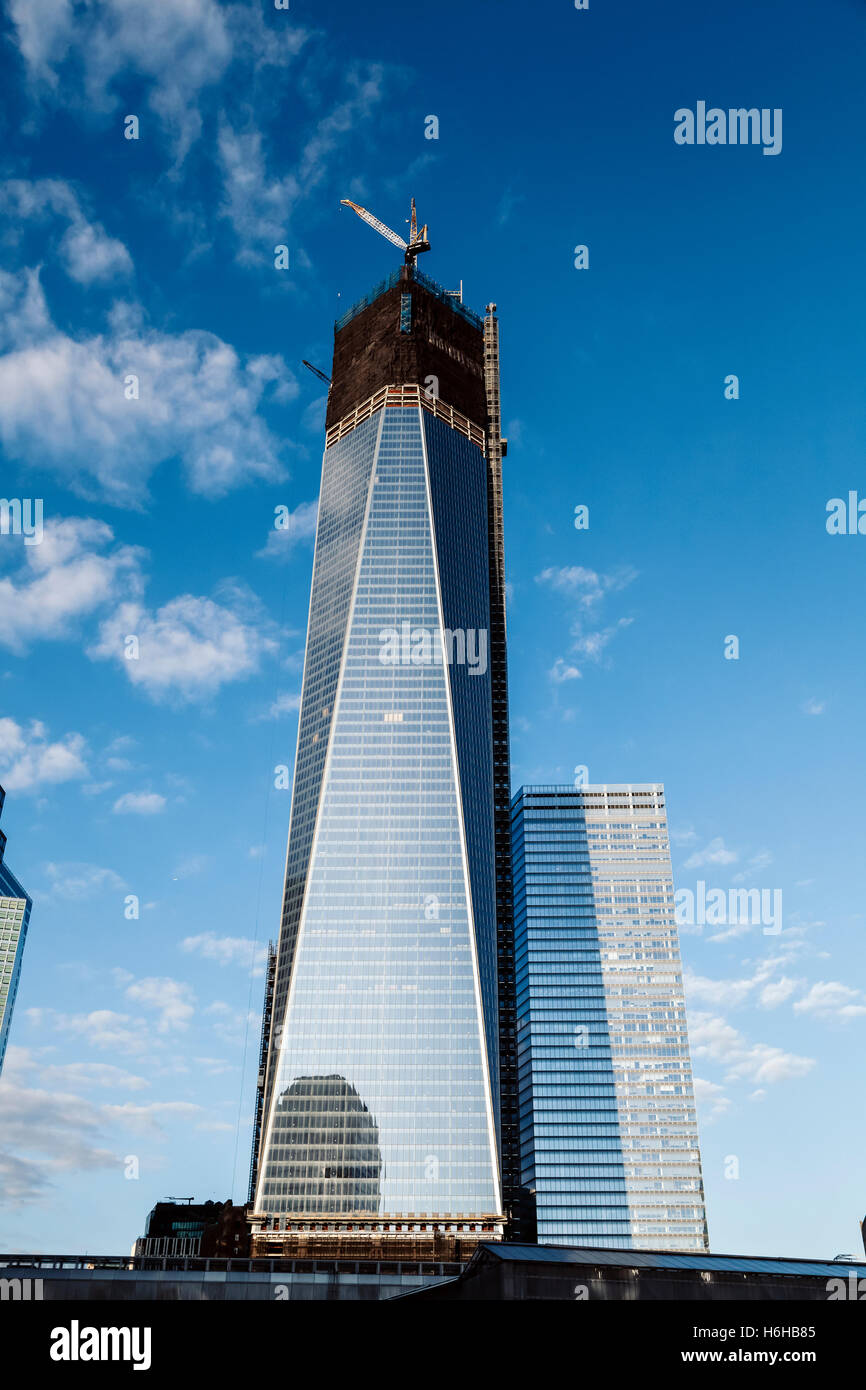 NEW-YORK - NOV 9: The 1WTC tower is under final stages of construction ...