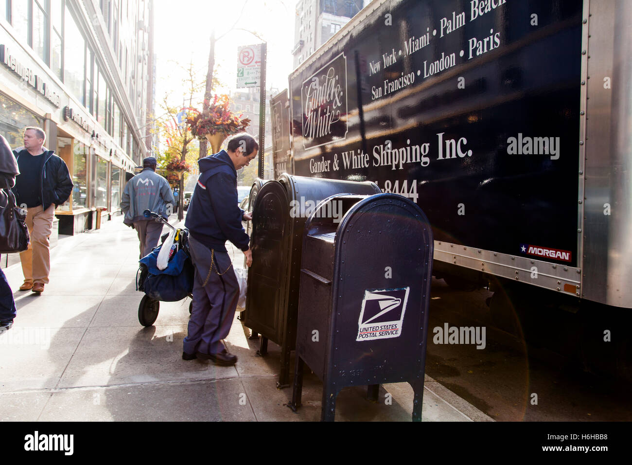Postal worker america hi-res stock photography and images - Alamy