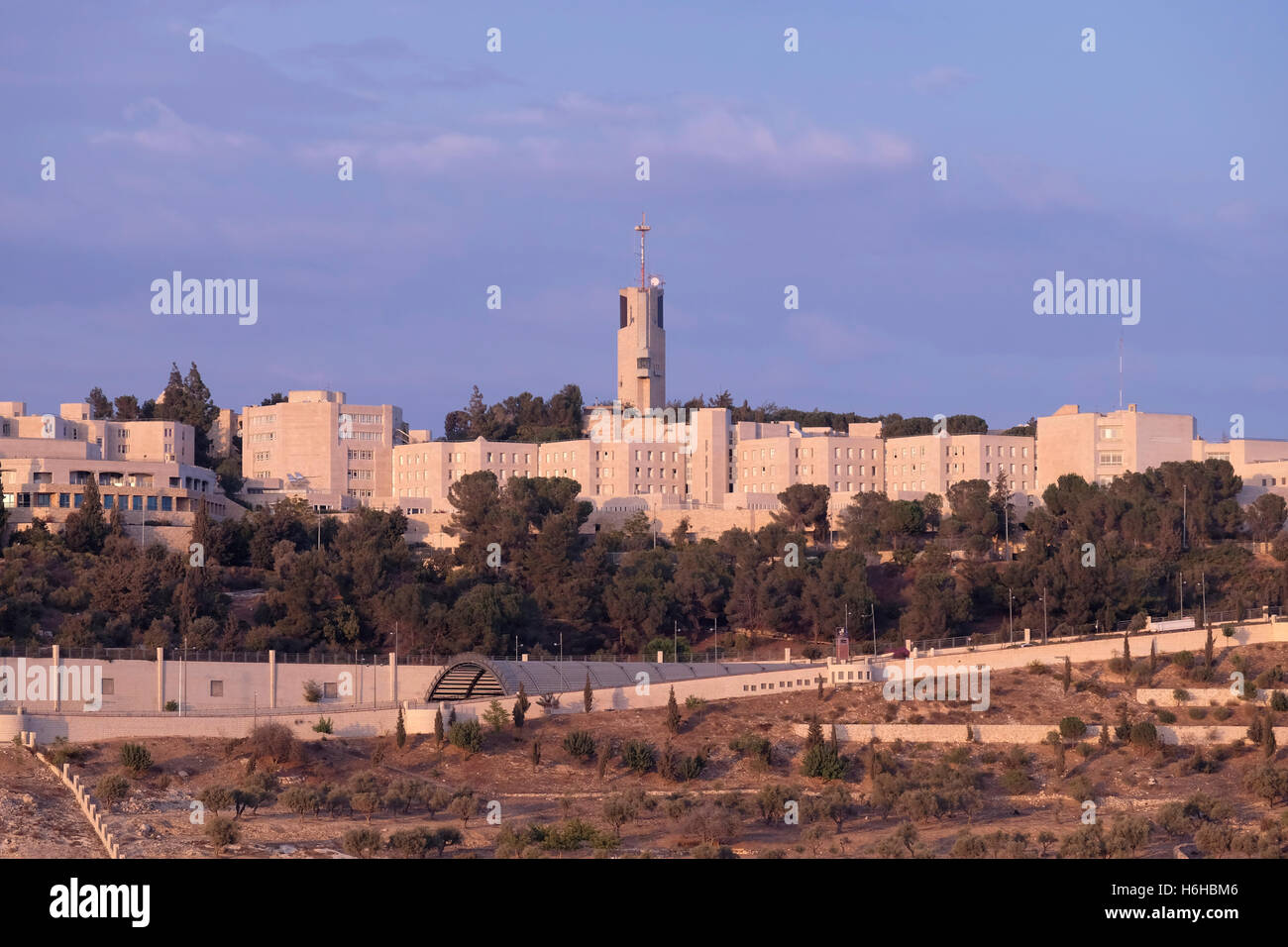 View of the Hebrew University of Jerusalem, Israel's second-oldest ...