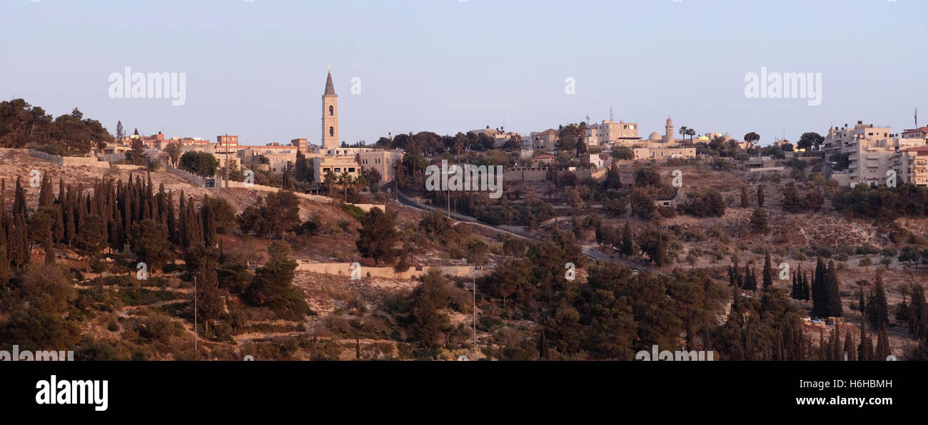 View of the Russian Orthodox Convent of the Ascension located in the ...