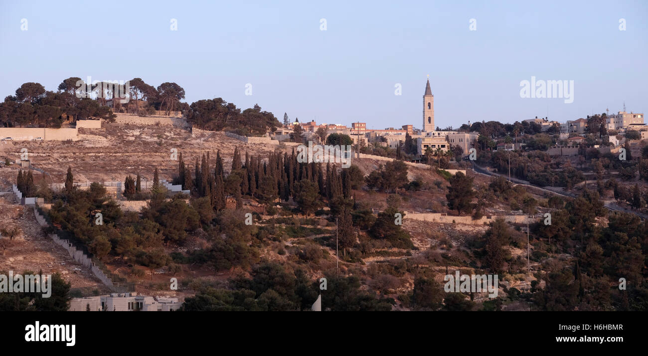 View of the Russian Orthodox Convent of the Ascension located in the ...