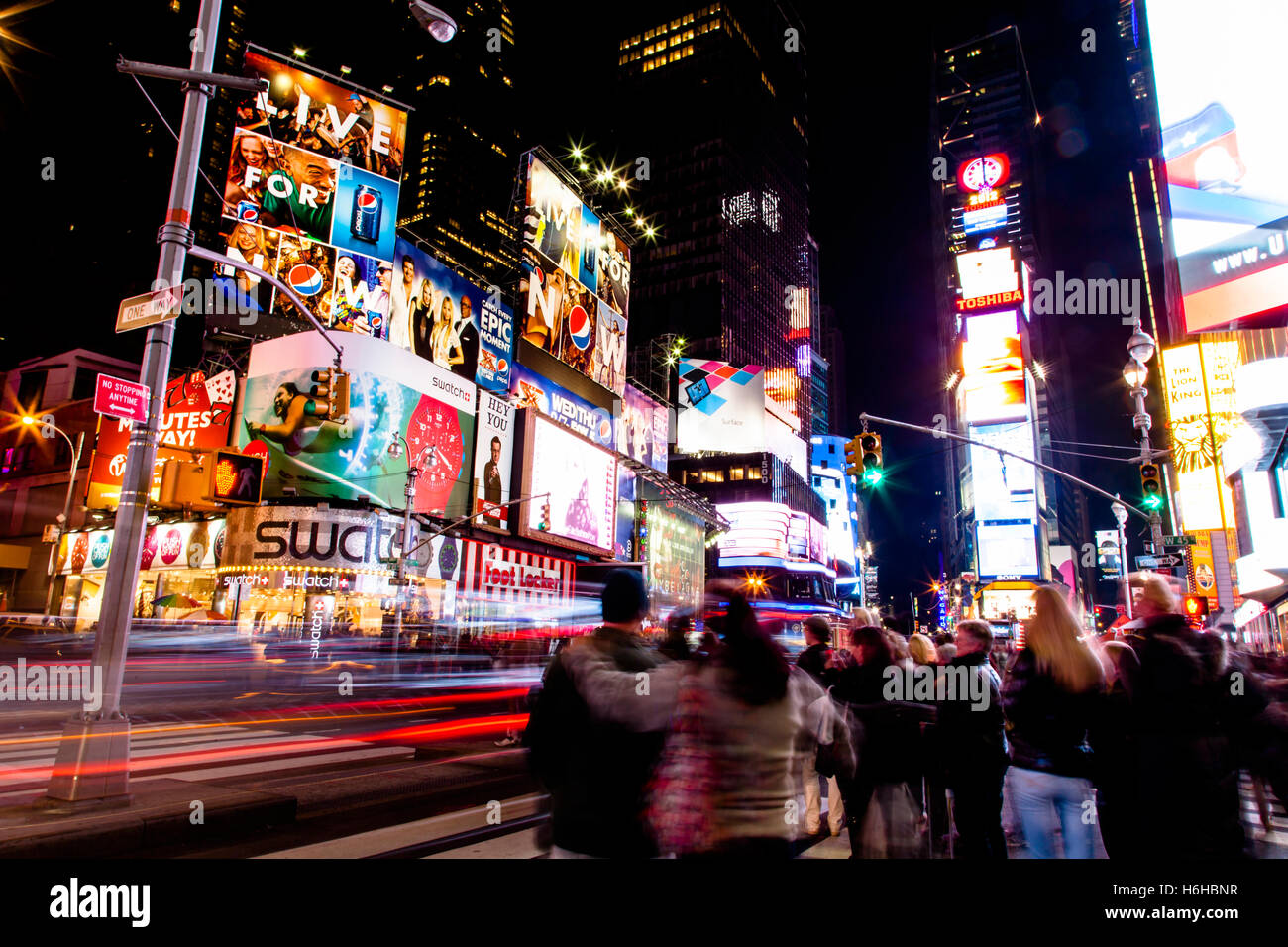 NEW YORK - NOV 11: Evening time in Times Square in New-York, USA on ...
