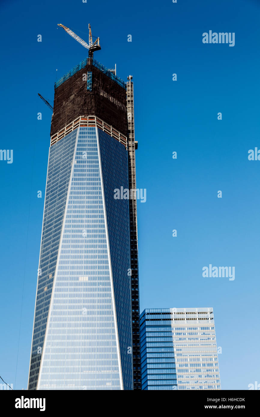 NEW-YORK - NOV 9: The 1WTC tower is under final stages of construction ...