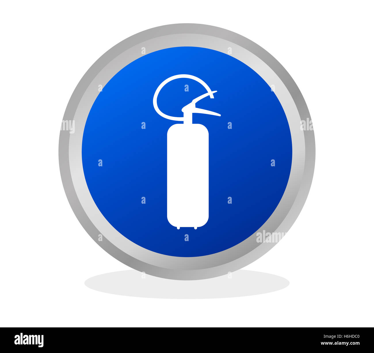 Fire extinguisher icon Stock Photo - Alamy