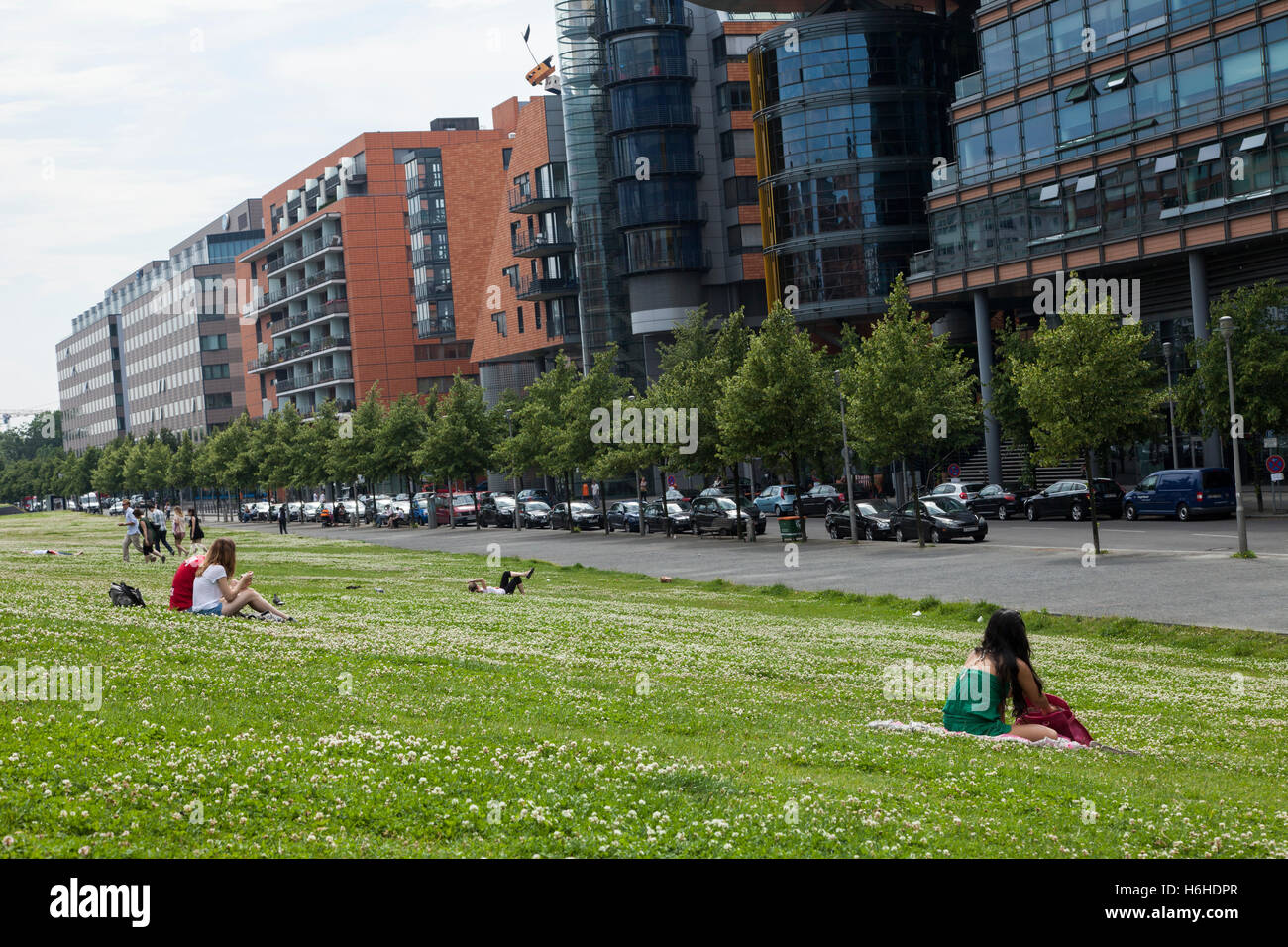 Berlin lunch potsdamer platz hi-res stock photography and images - Alamy