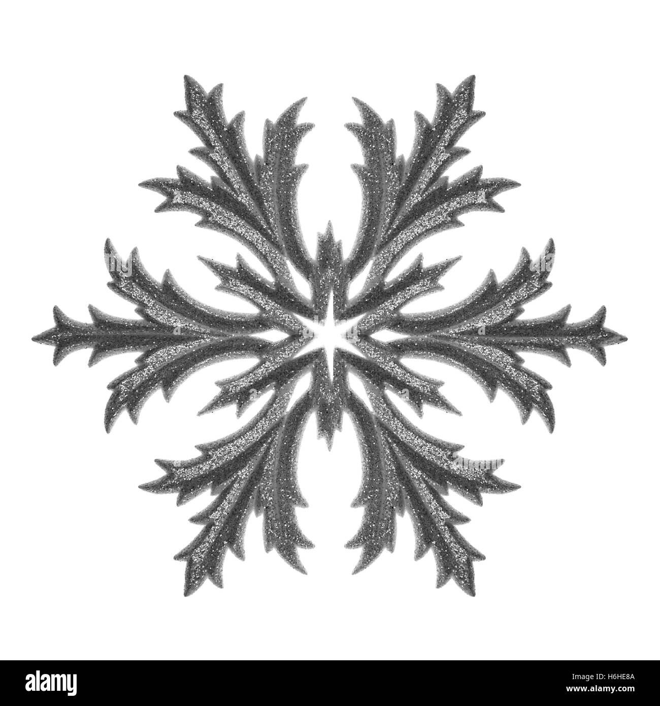 Silver snowflake hi-res stock photography and images - Alamy
