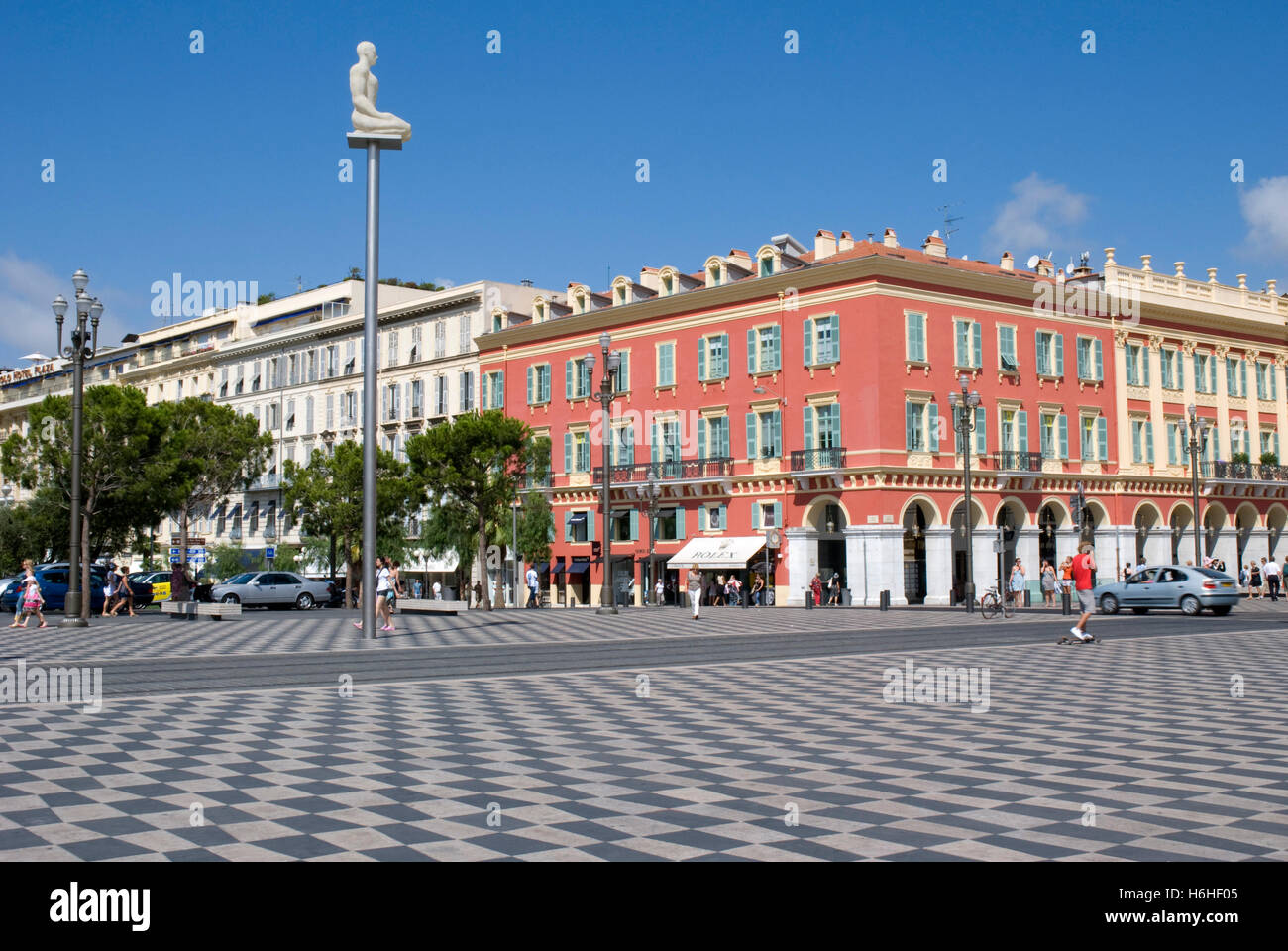 Place Massena, Nice, Cote d'Azur, Provence-Alpes, France, Europe Stock ...