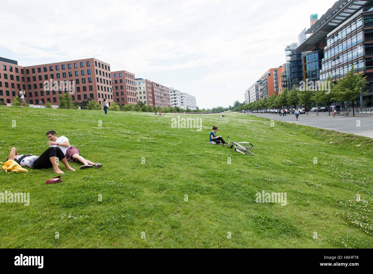 Berlin lunch potsdamer platz hi-res stock photography and images - Alamy