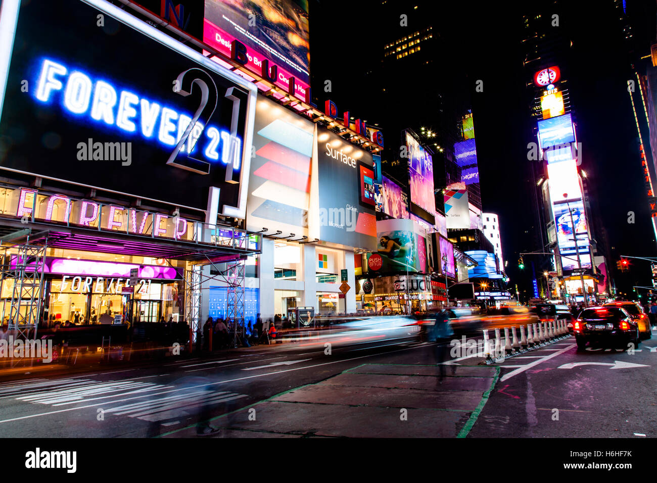 NEW YORK - NOV 11: Evening time in Times Square in New-York, USA on ...