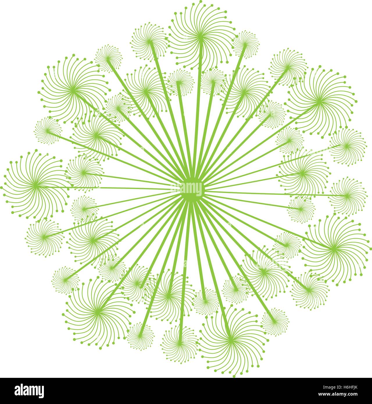 Seed dispersal illustration Stock Vector Images - Alamy
