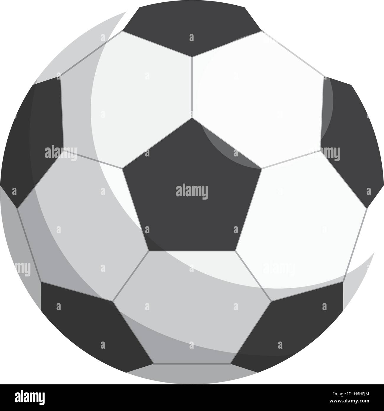 Soccer balloon isolated icon vector Stock Vector Images - Alamy