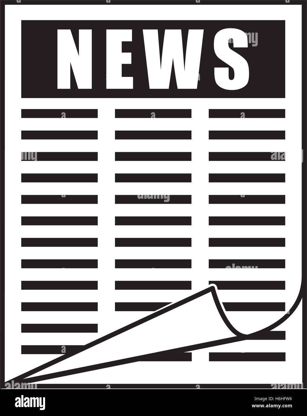news paper information isolated icon vector illustration design Stock ...