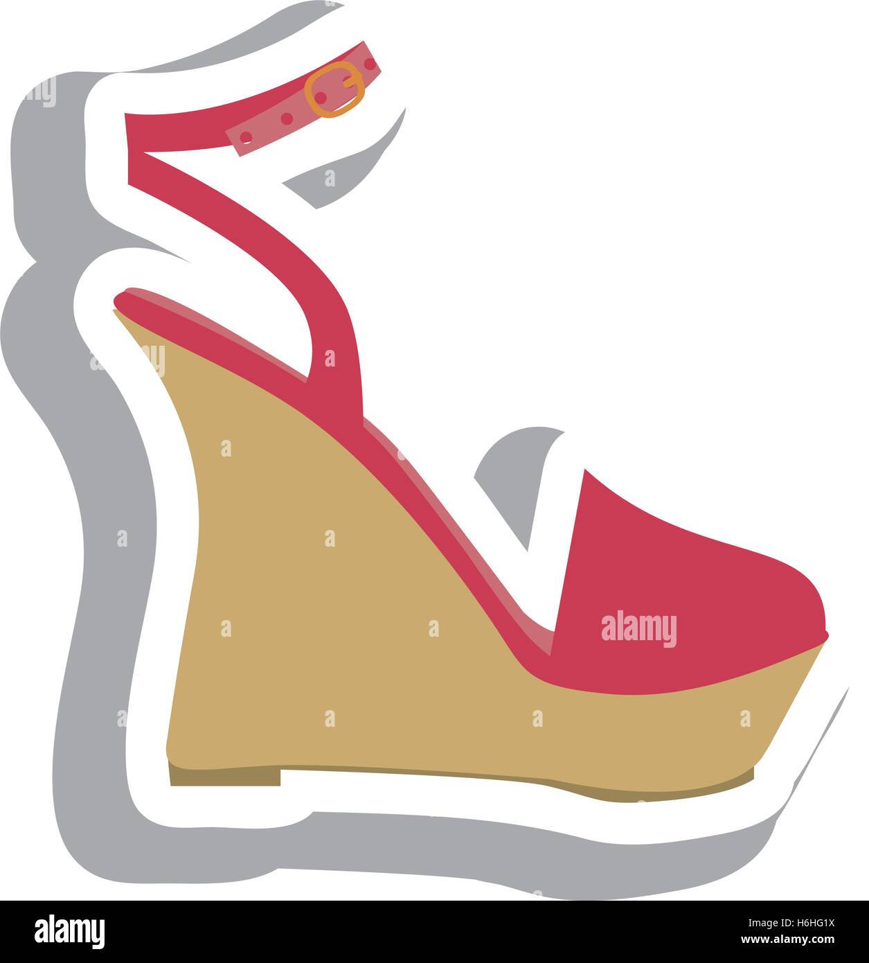 Classic wedge shape Stock Vector Images - Alamy