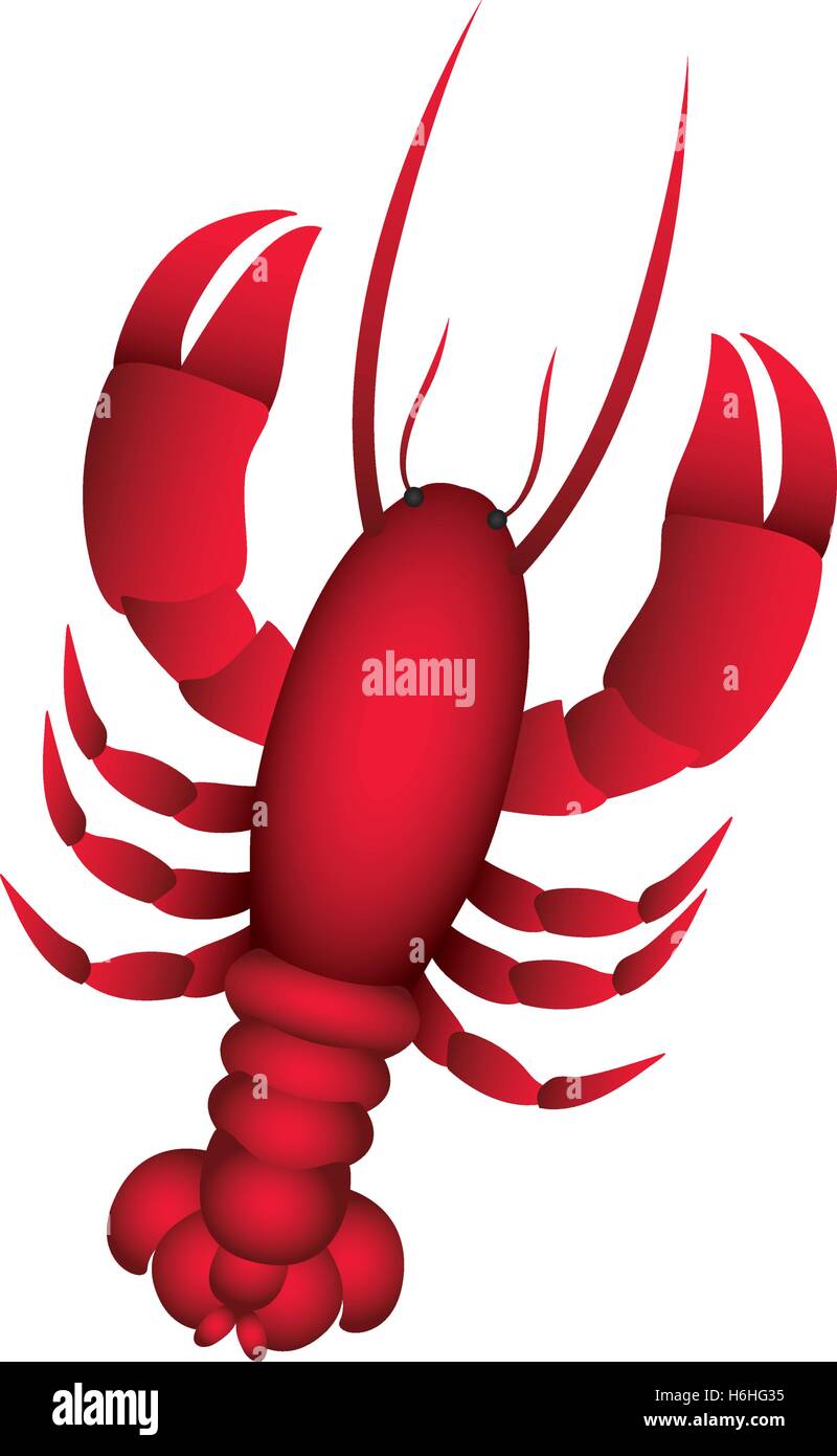 single lobster icon image vector illustration design Stock Vector Image ...