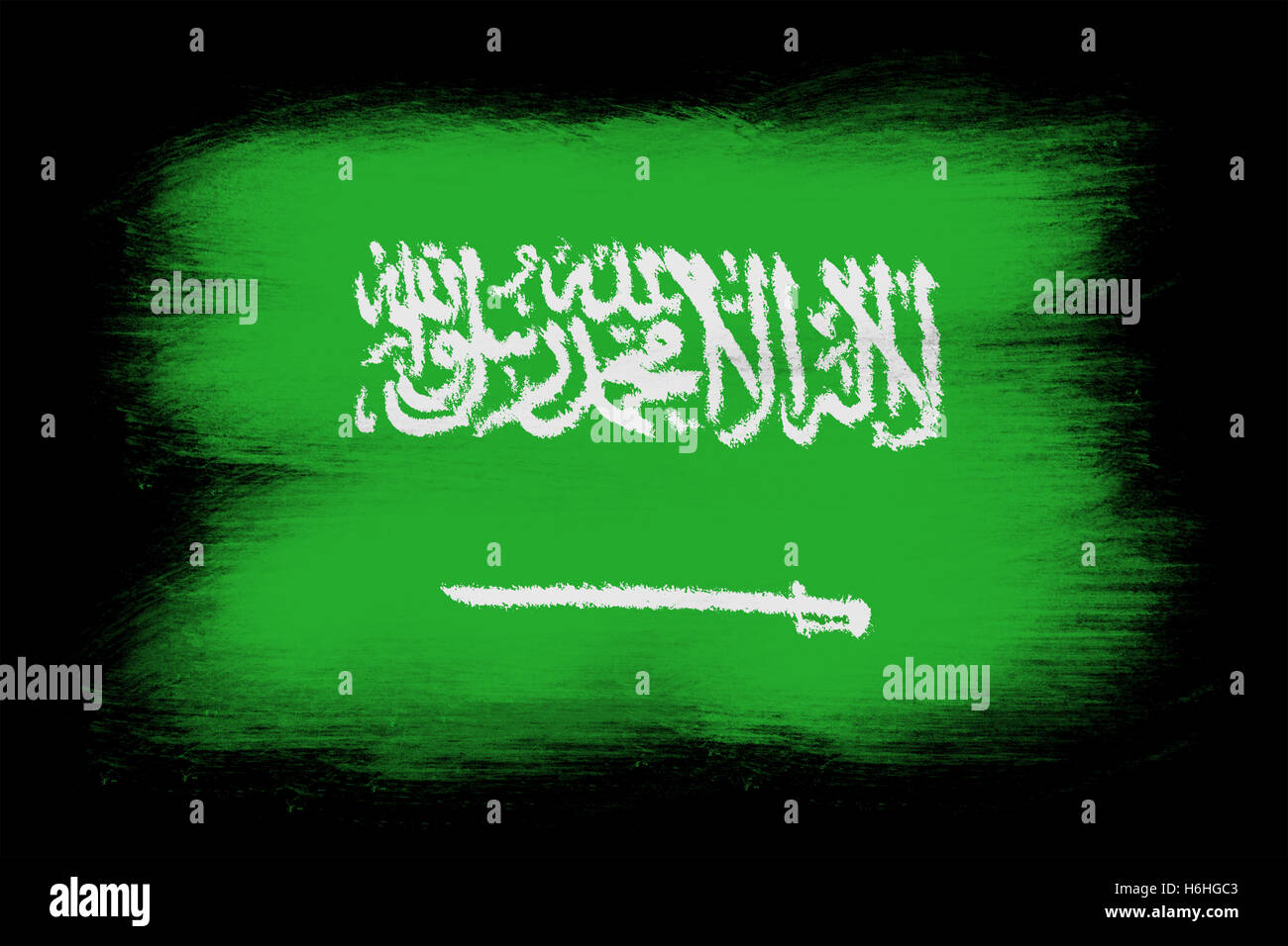 The Saudi Arabia flag Stock Photo - Alamy