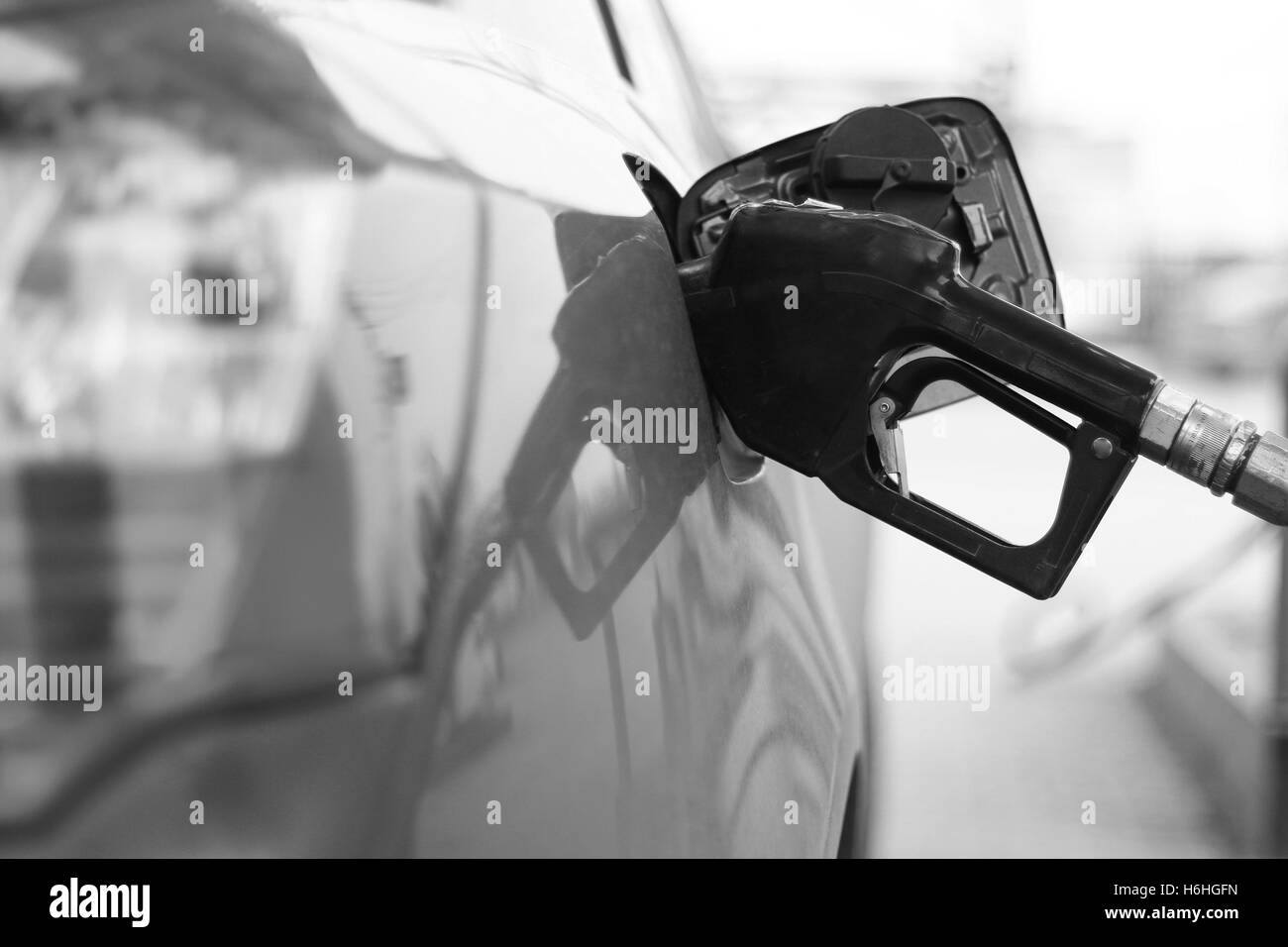 Fill up tank Black and White Stock Photos & Images - Alamy