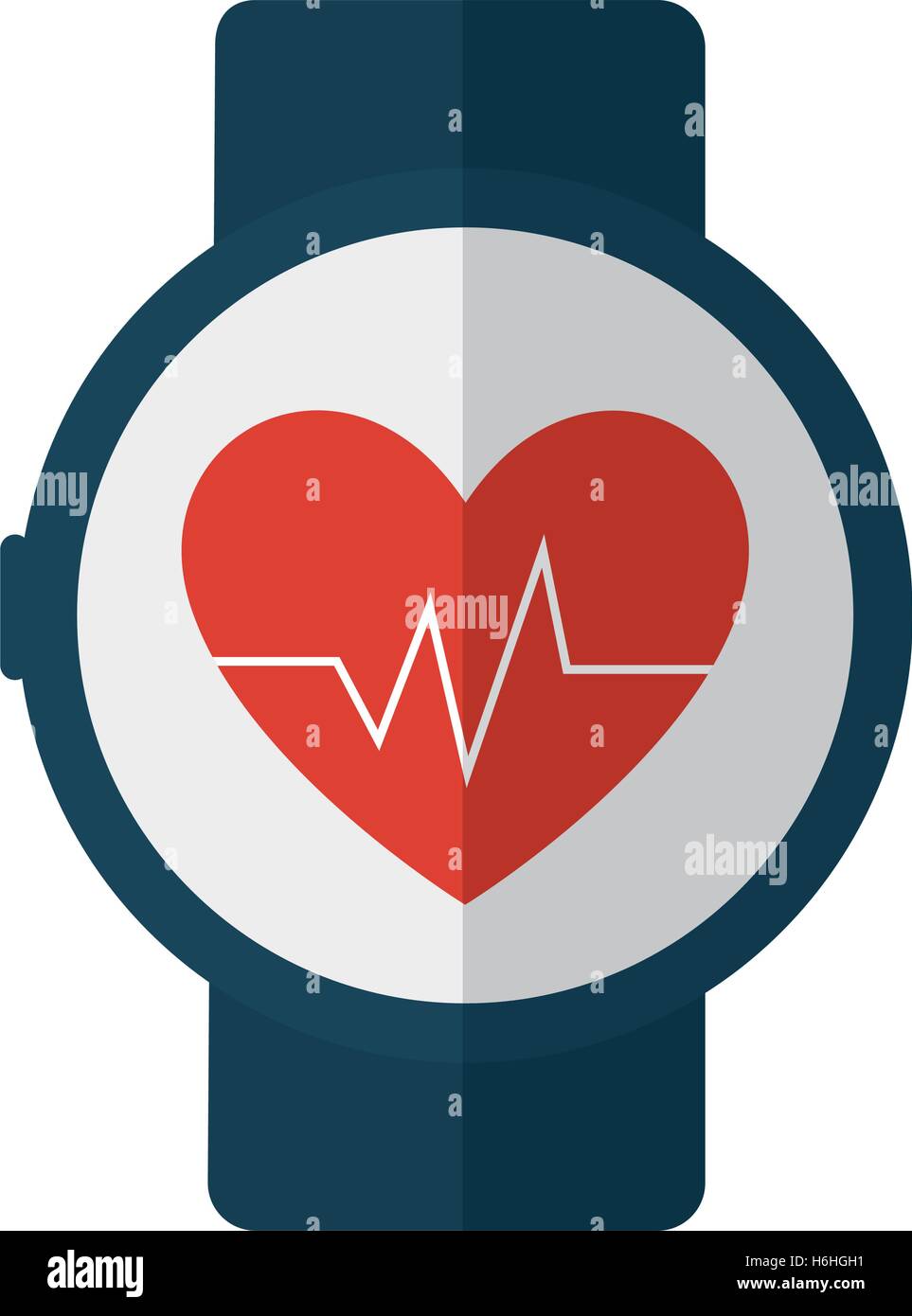 clock pulse meter isolated icon vector illustration design Stock Vector ...