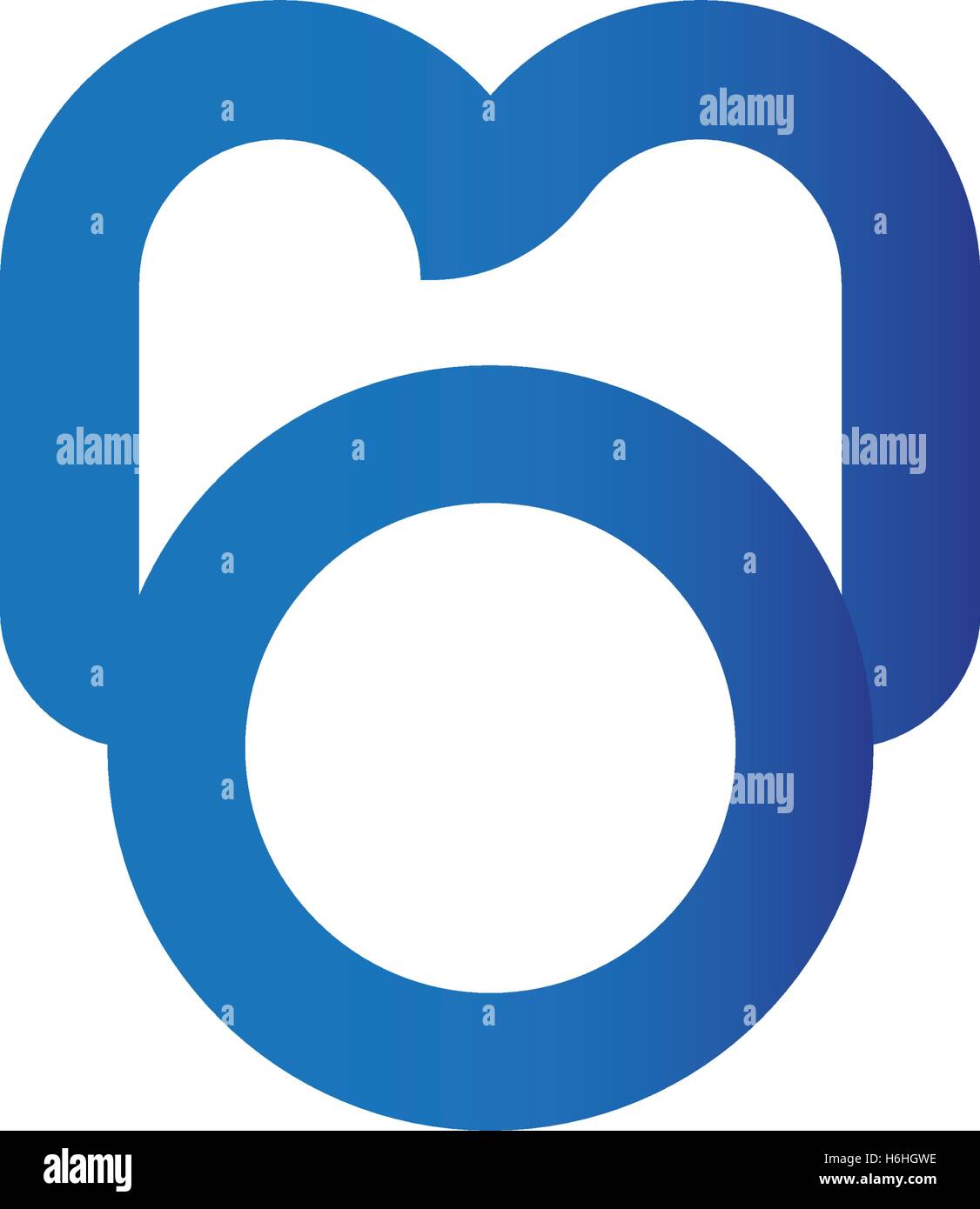 MO Logo Concept Design Stock Vector Image & Art - Alamy