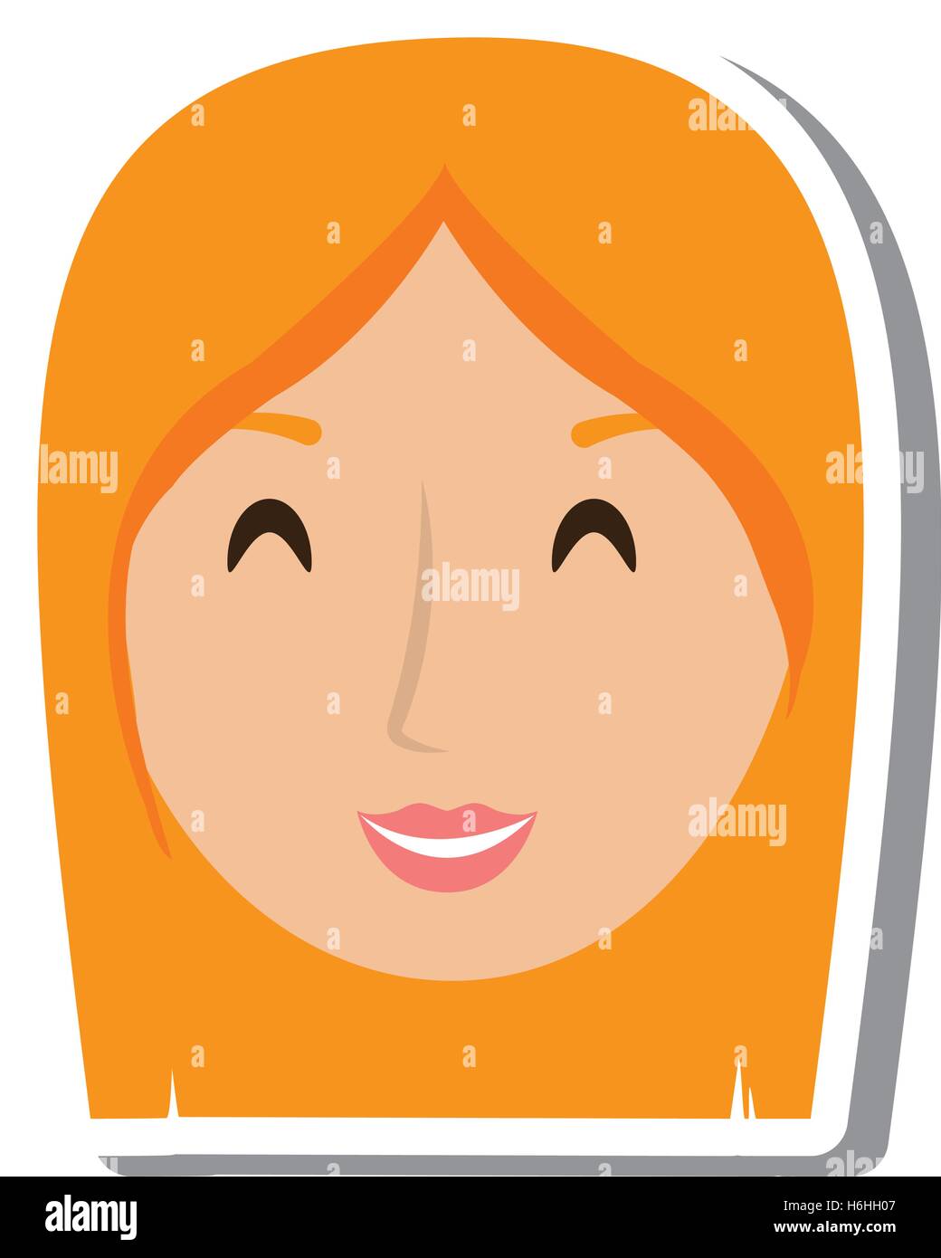 woman female avatar isolated vector illustration design Stock Vector ...